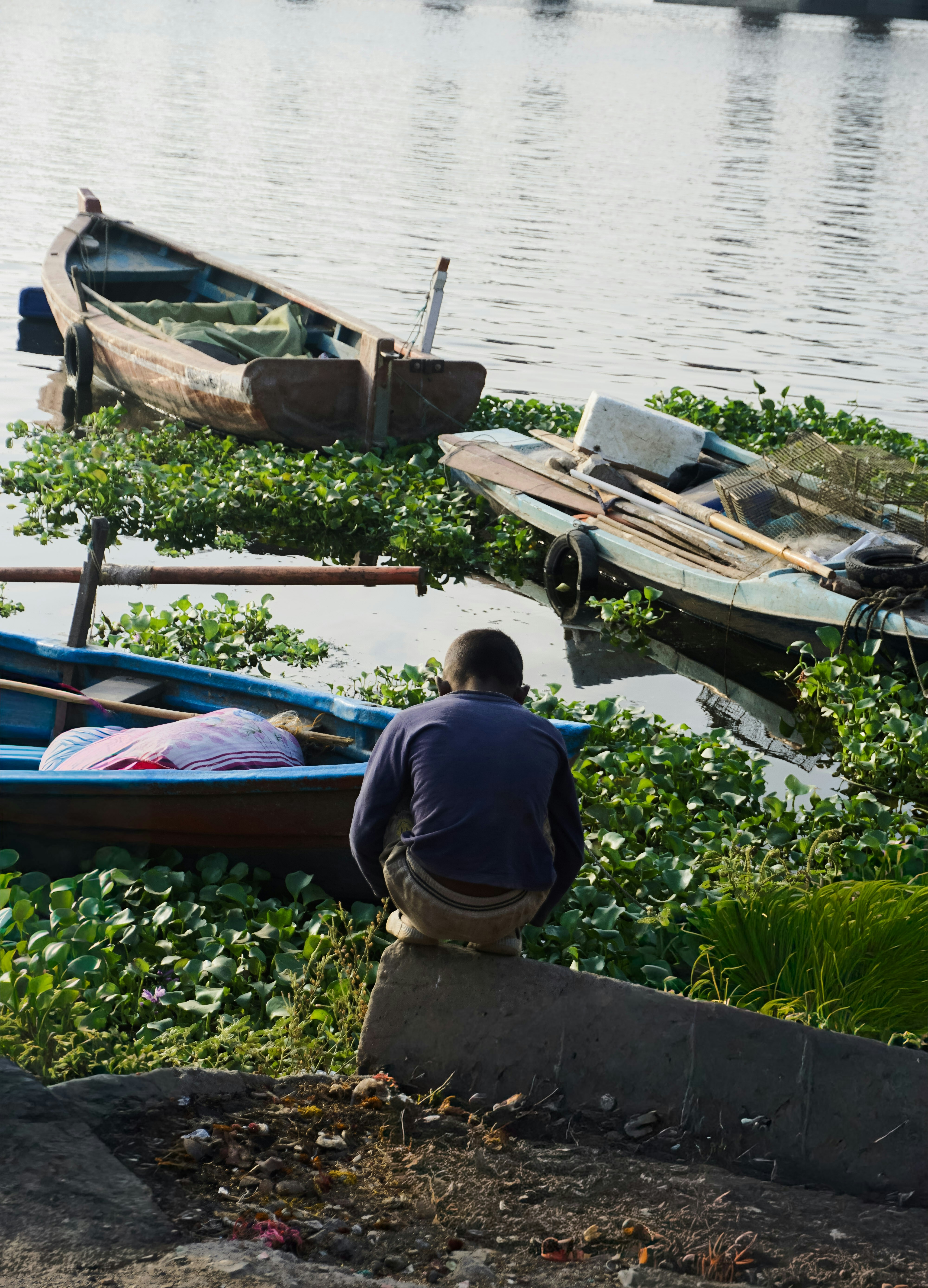 The Quiet Harbor: A Boy on the Brink of the Quiet River