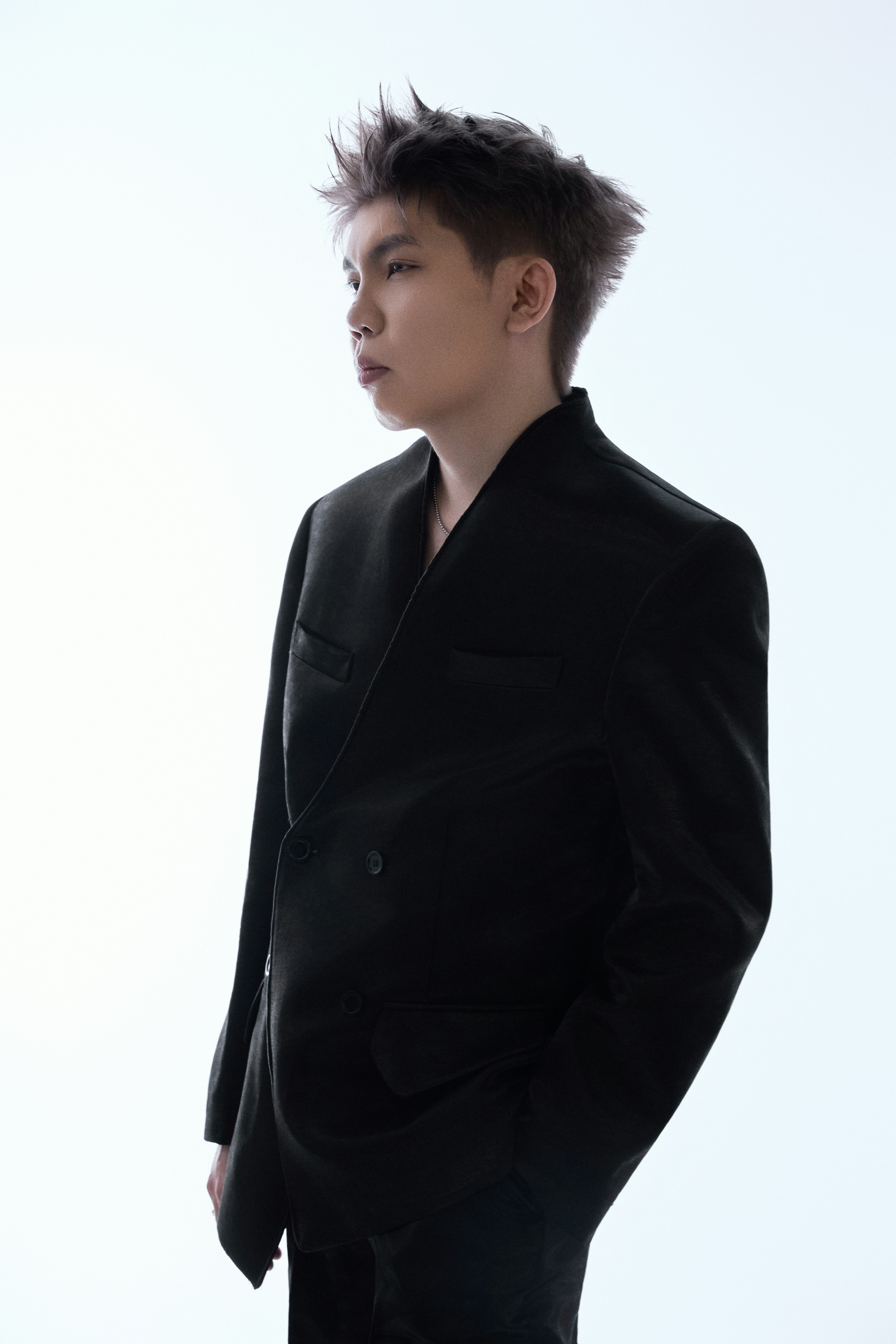 Silhouette in Velvet: A Portrait with Quiet Resolve