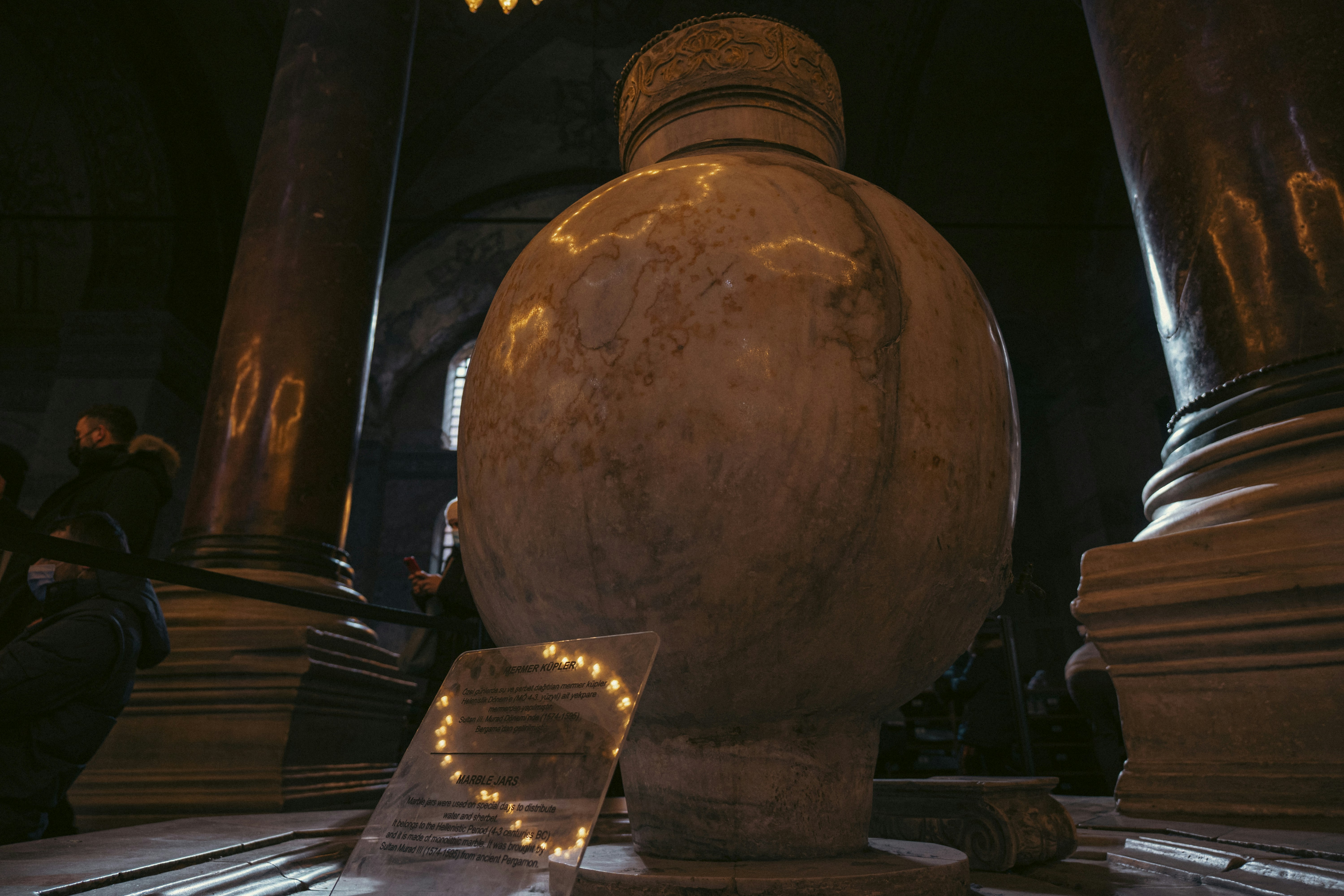 The Giant Ceramic Vessel Beneath Relic Columns