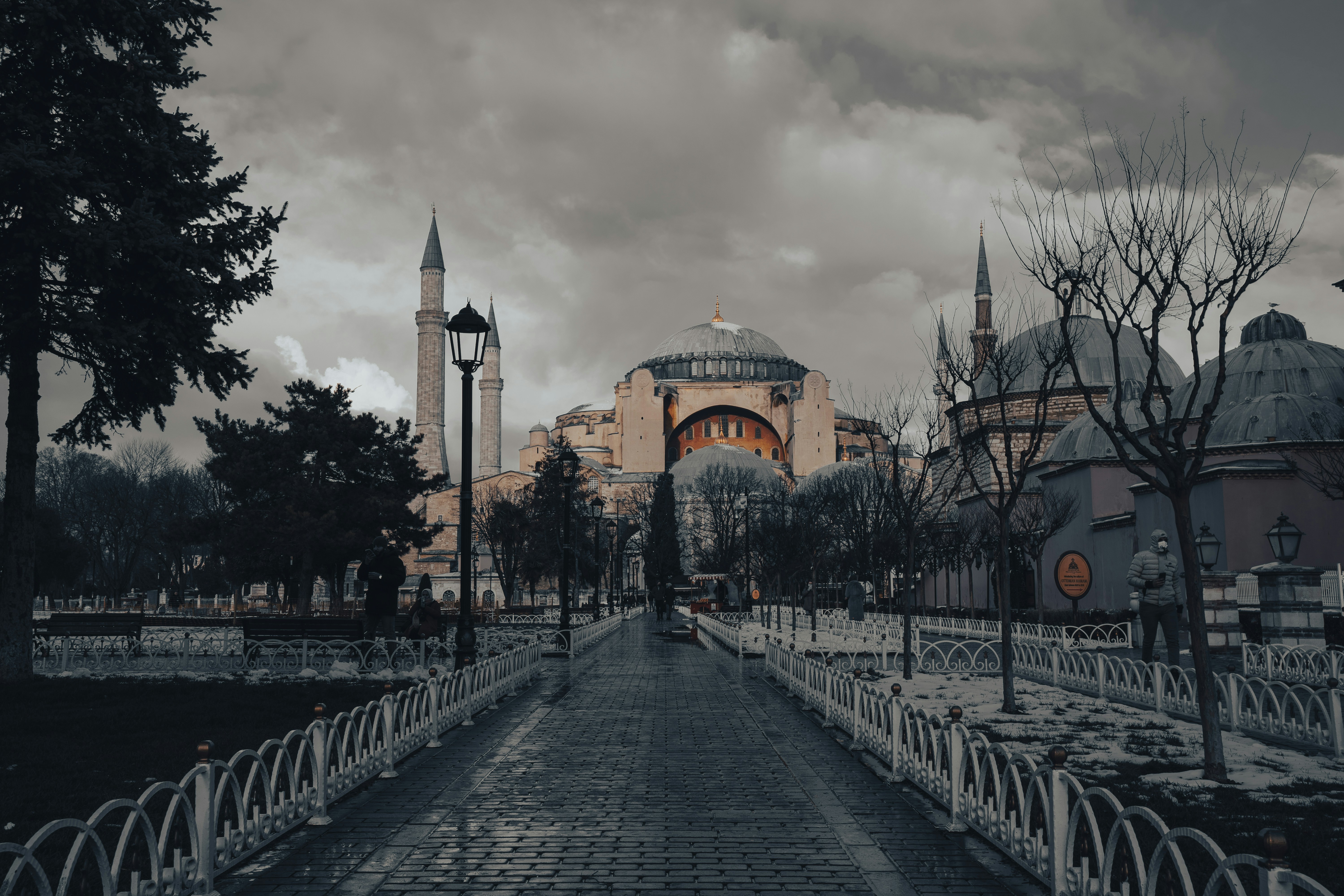 Venture Through the Snow-Quiet Boulevard to the Grand Dome