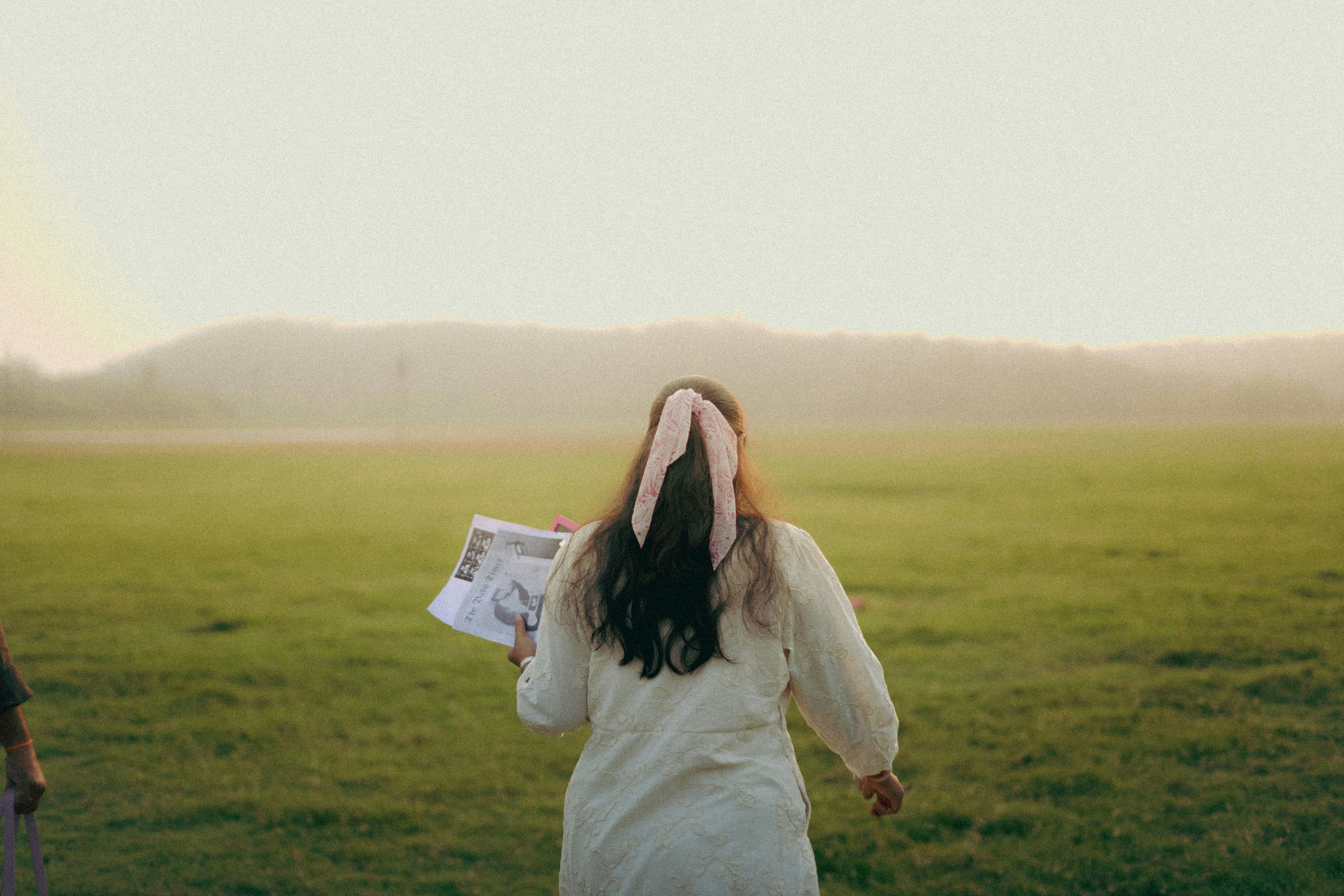 Escaping with the Sunlit Newspaper