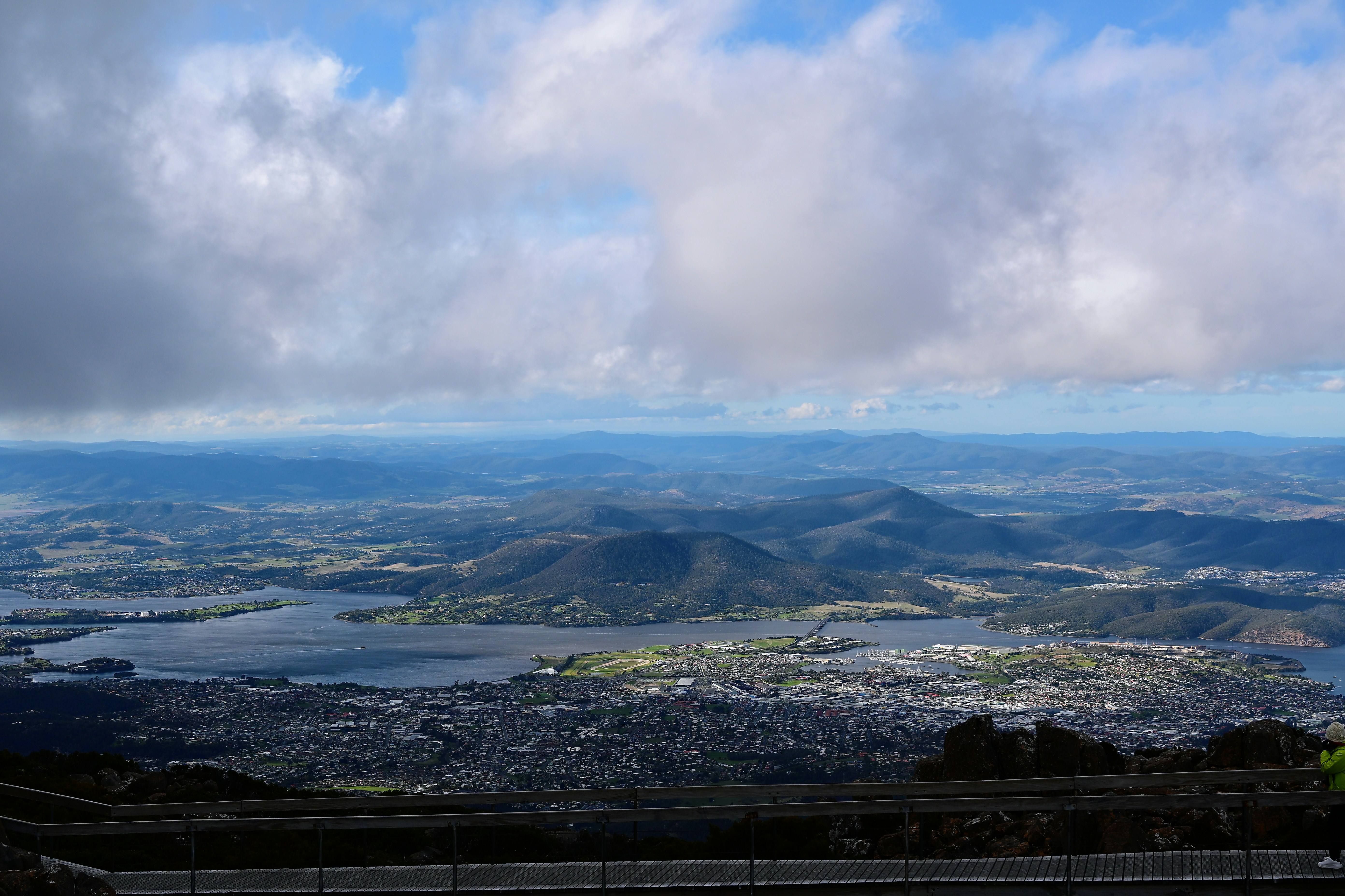 Overlook at the Lake Valley: A Horizon of Hills and Water