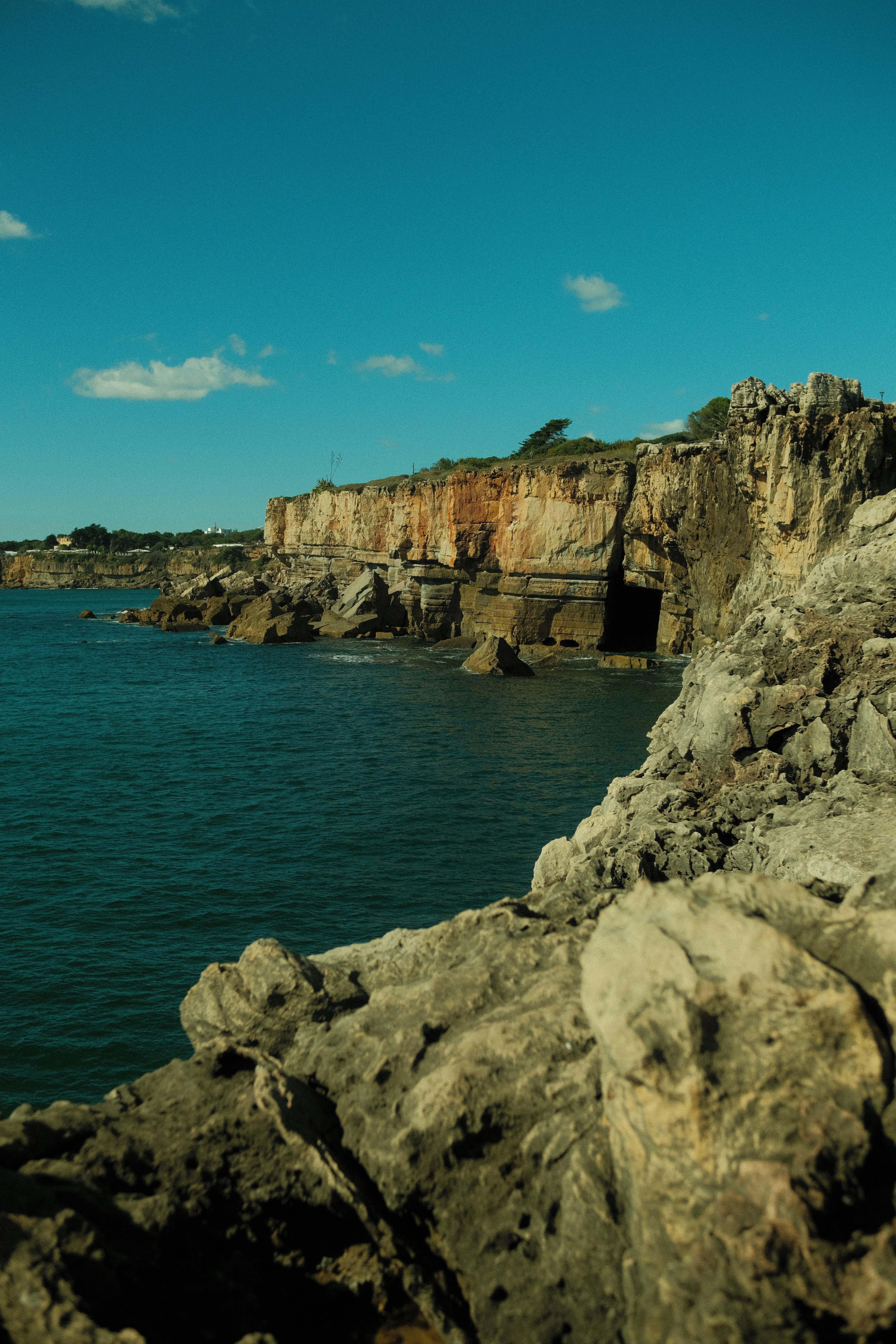 Cliff Edge Overlook: Sea, Rock and Sky