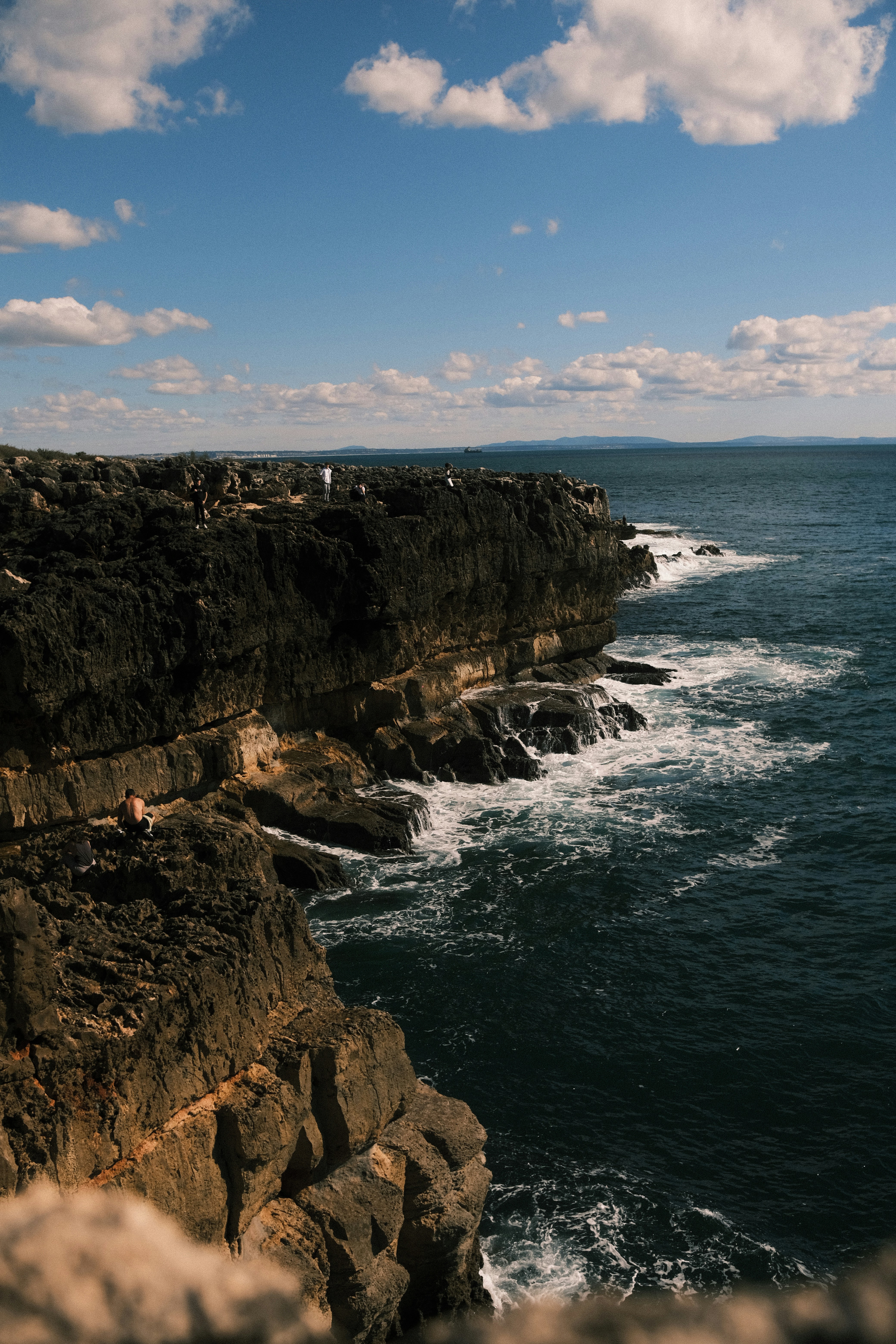 Clifftop Edge: Sea, Stone and Sky