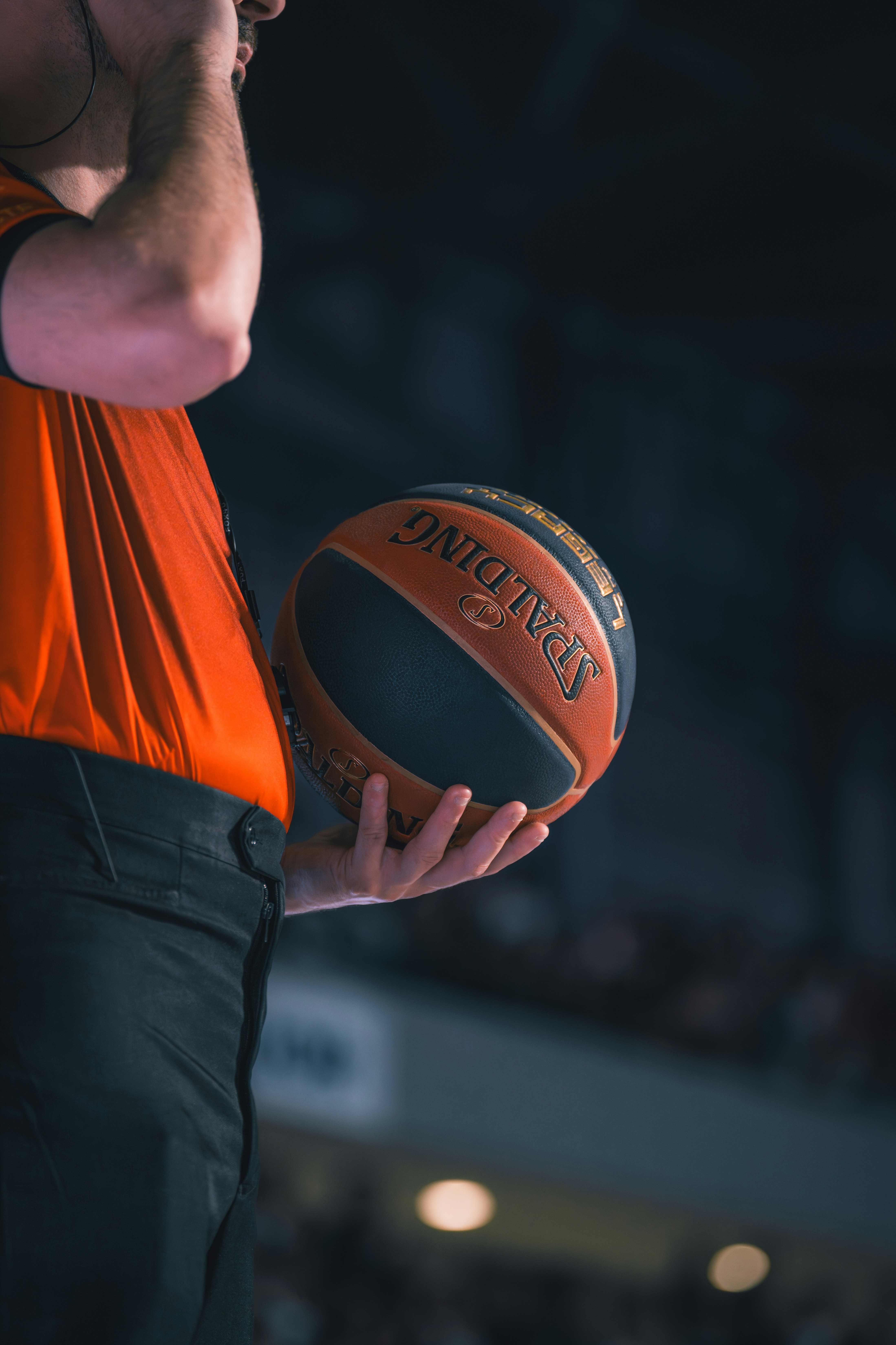 Hands on the Ball: A Quiet Moment Before the Play
