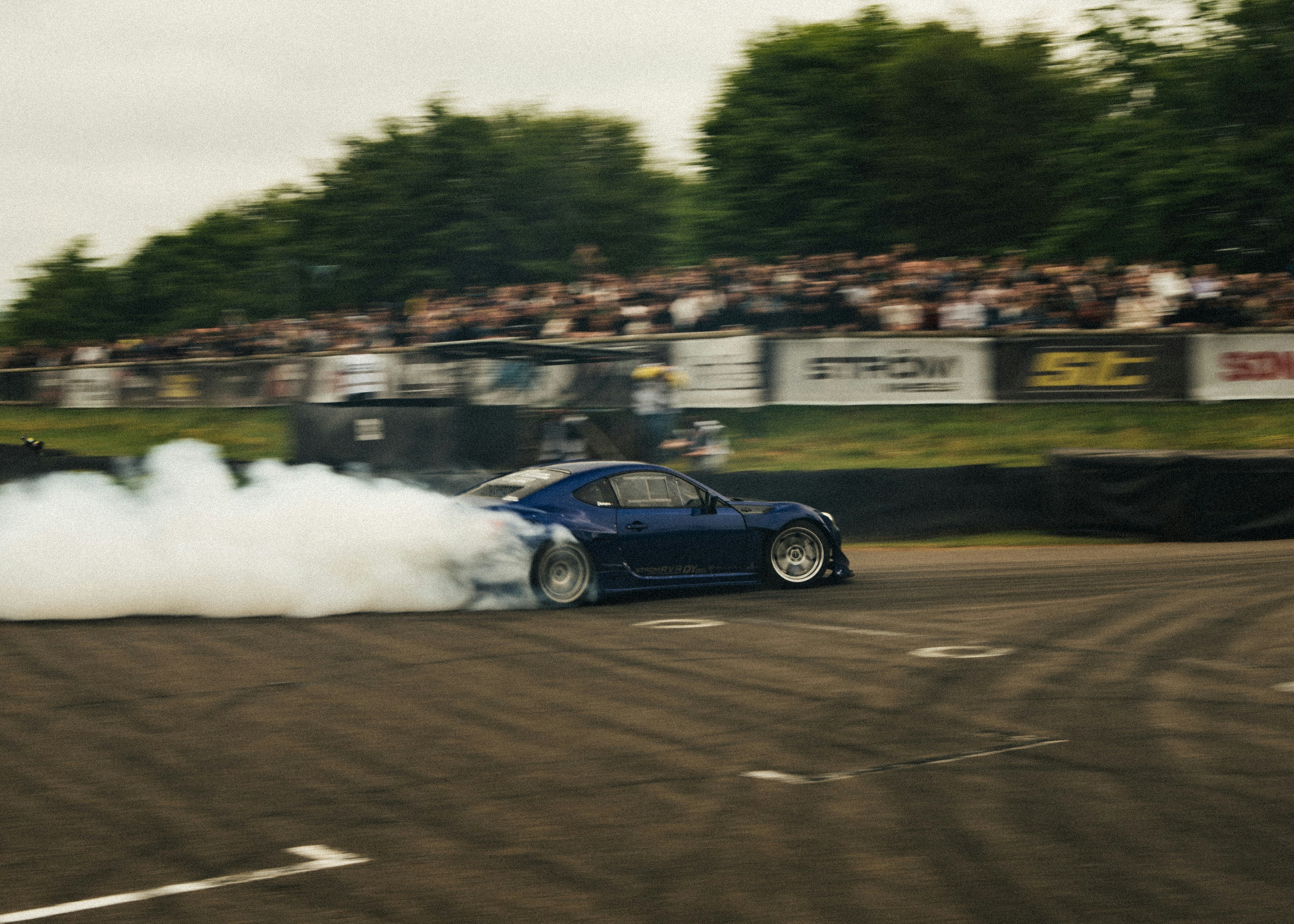 Blue Drift Machine I: Smoke Trail and Speed