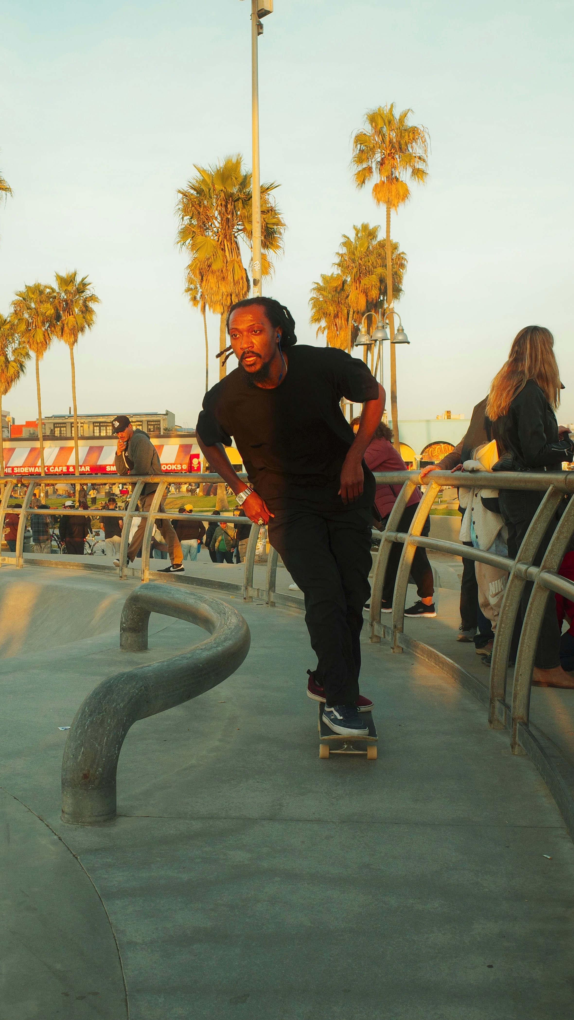 Skateboarder at the Sunset Promenade