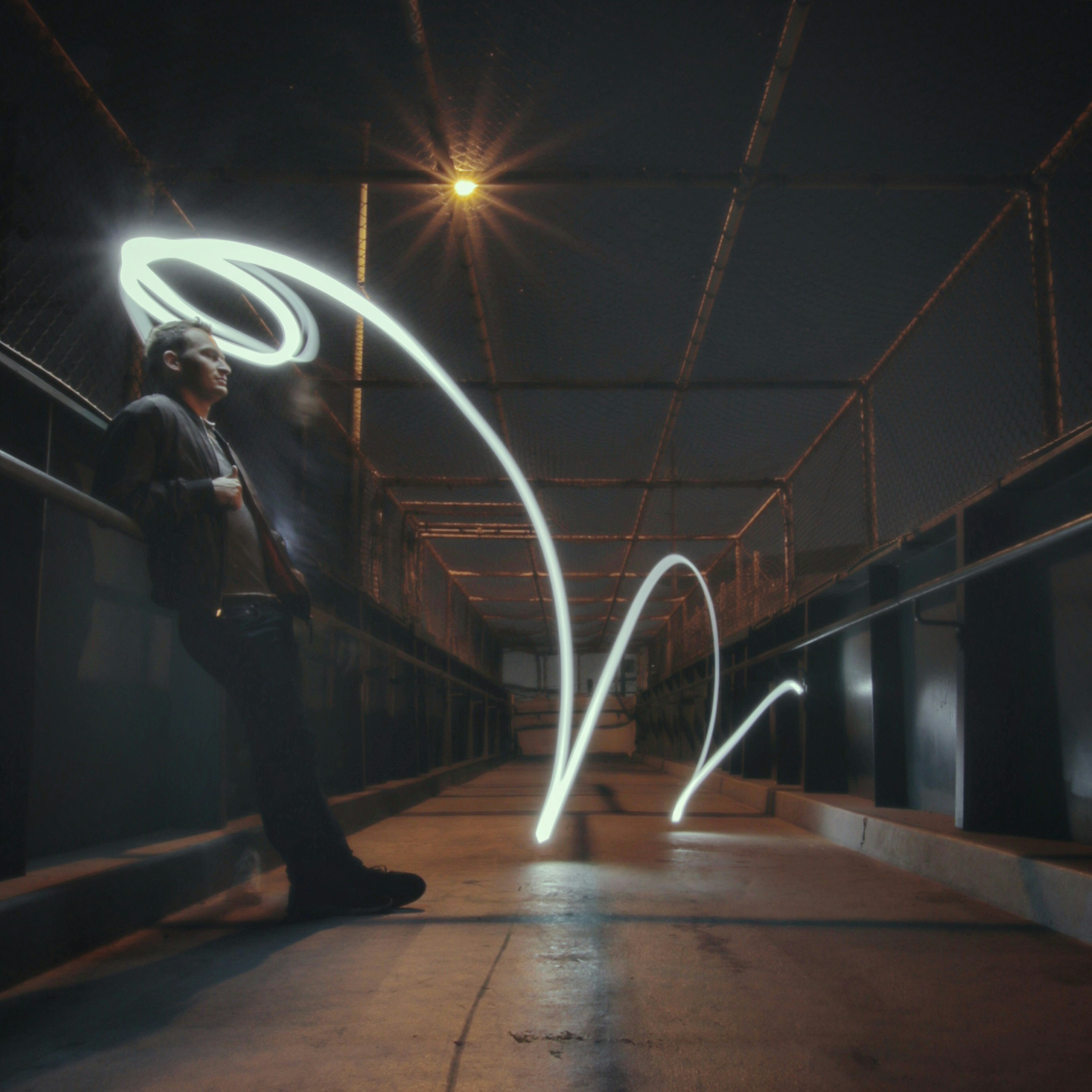 Light Trails in an Urban Corridor