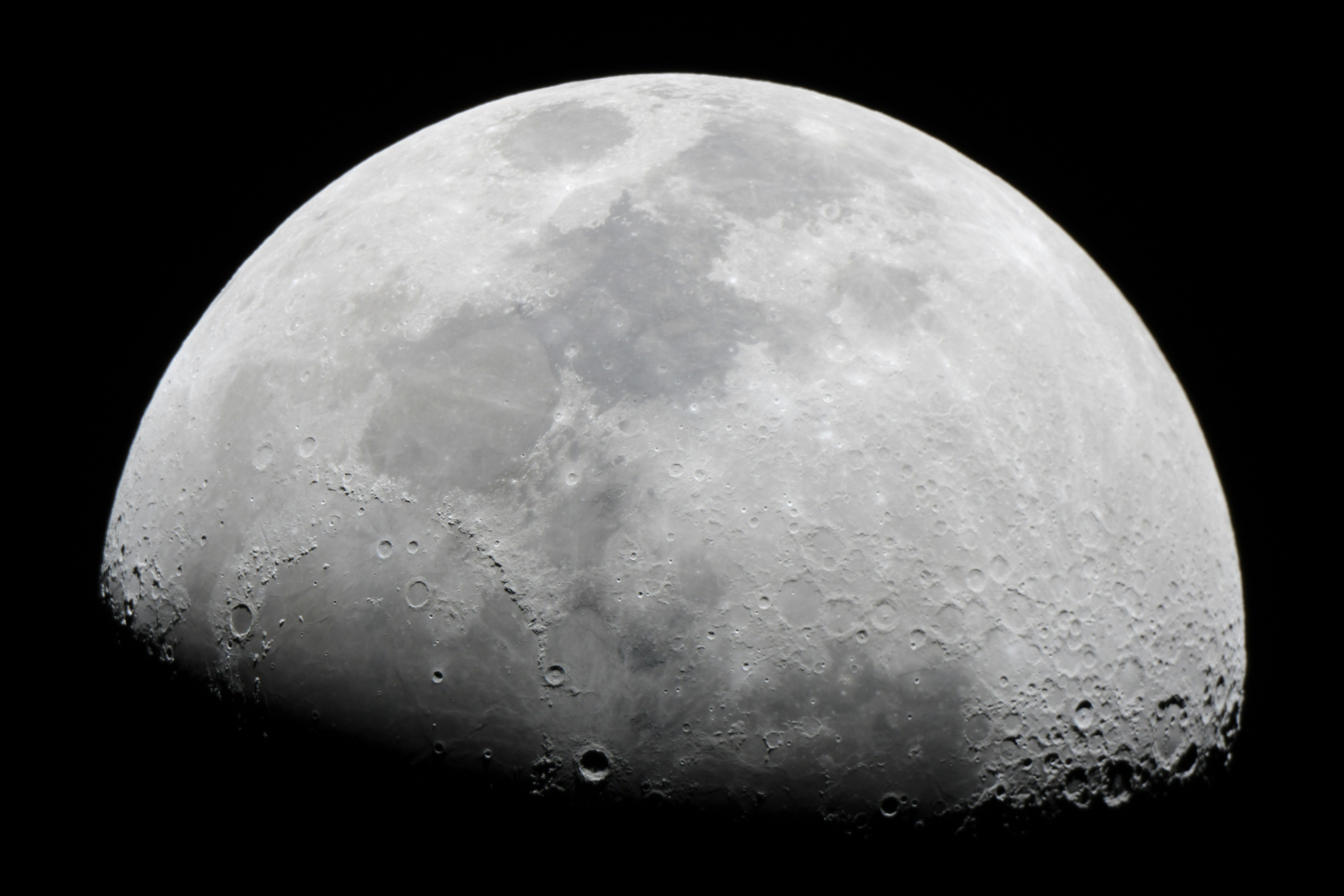 Moon's Terminator: A Quiet, Shadowed Crescent