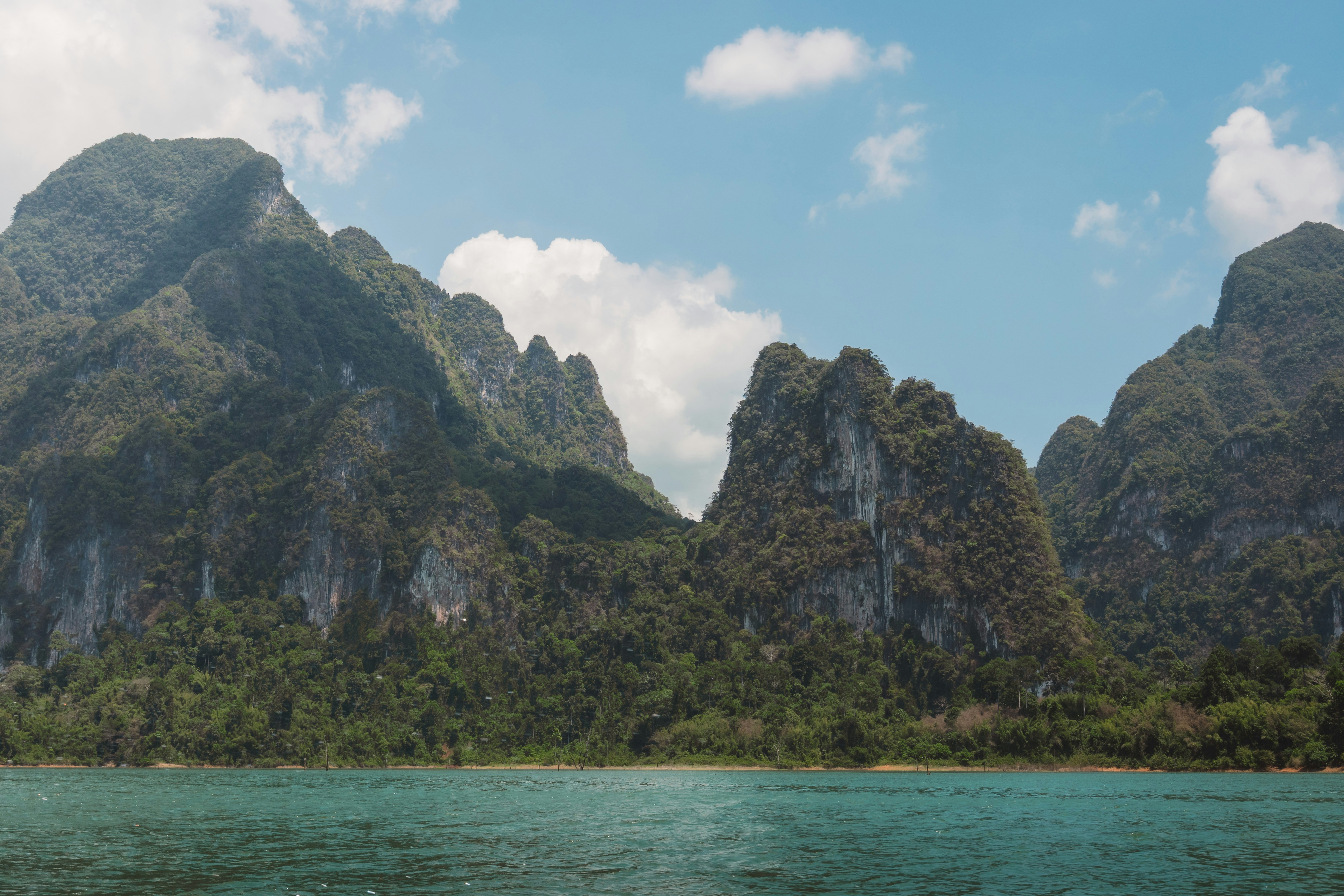 Emerald Sea Meets Limestone Giants