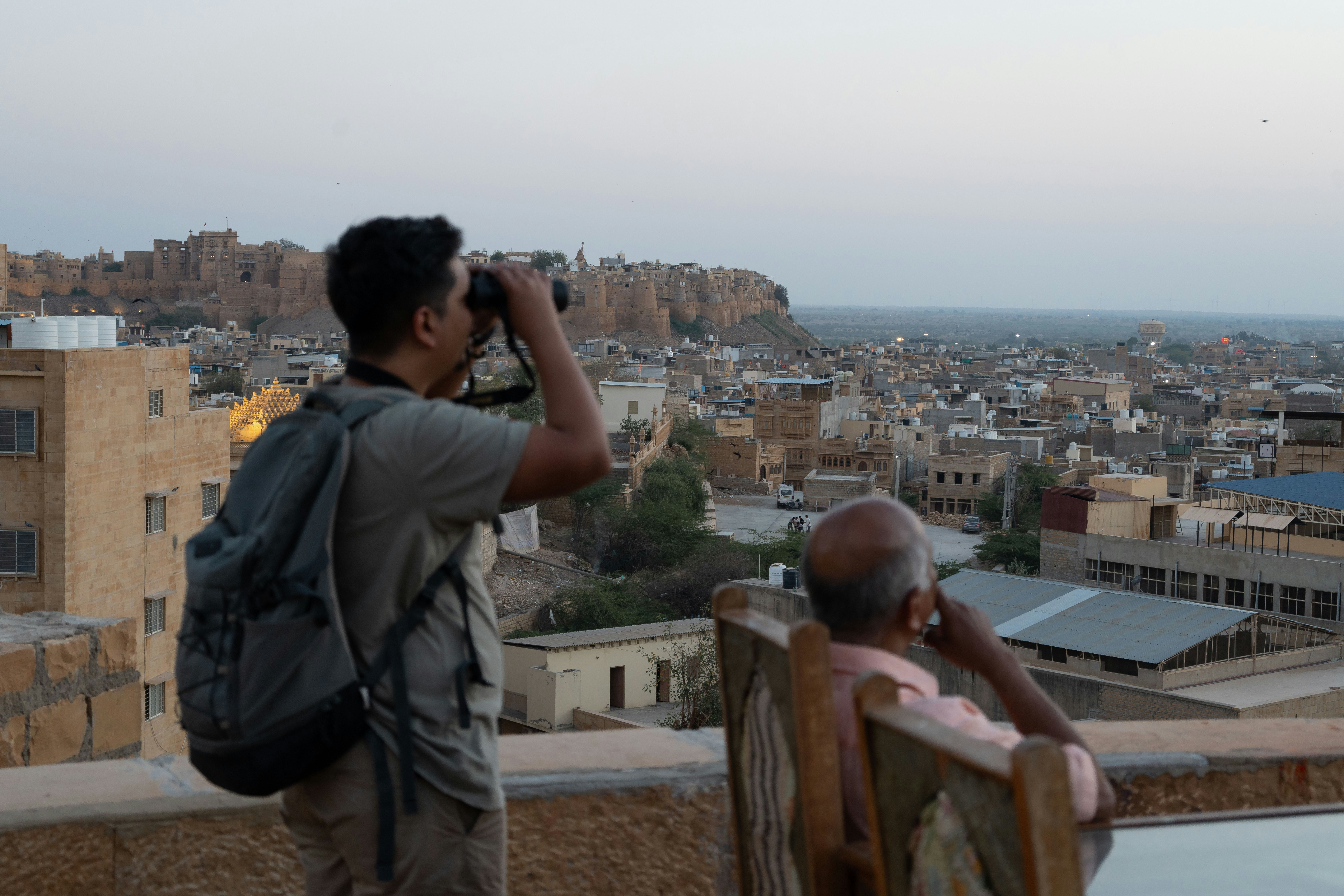 Two Viewfinders, One Cityscape