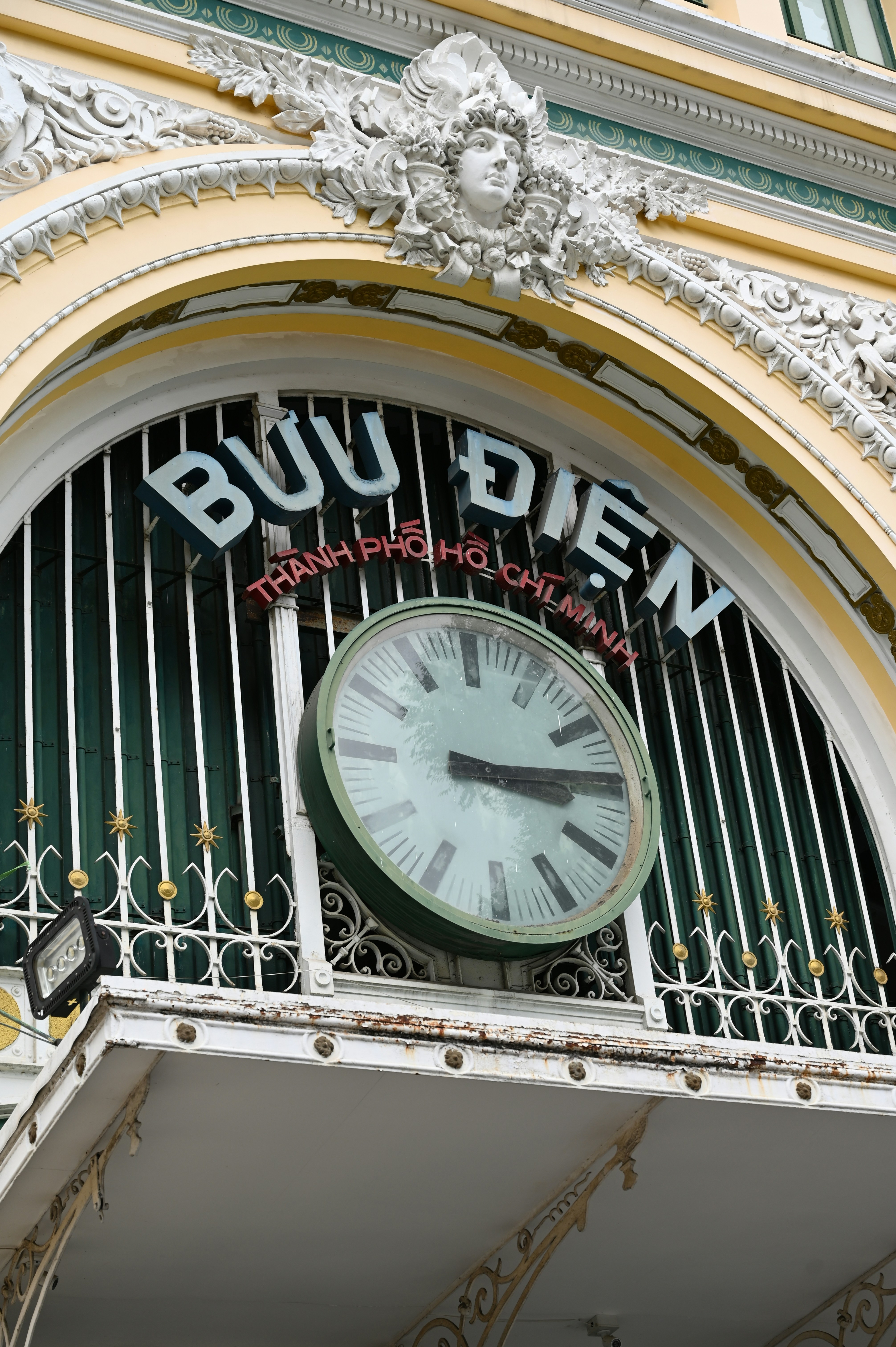 Clock Arch at Hanoi Opera House Facade