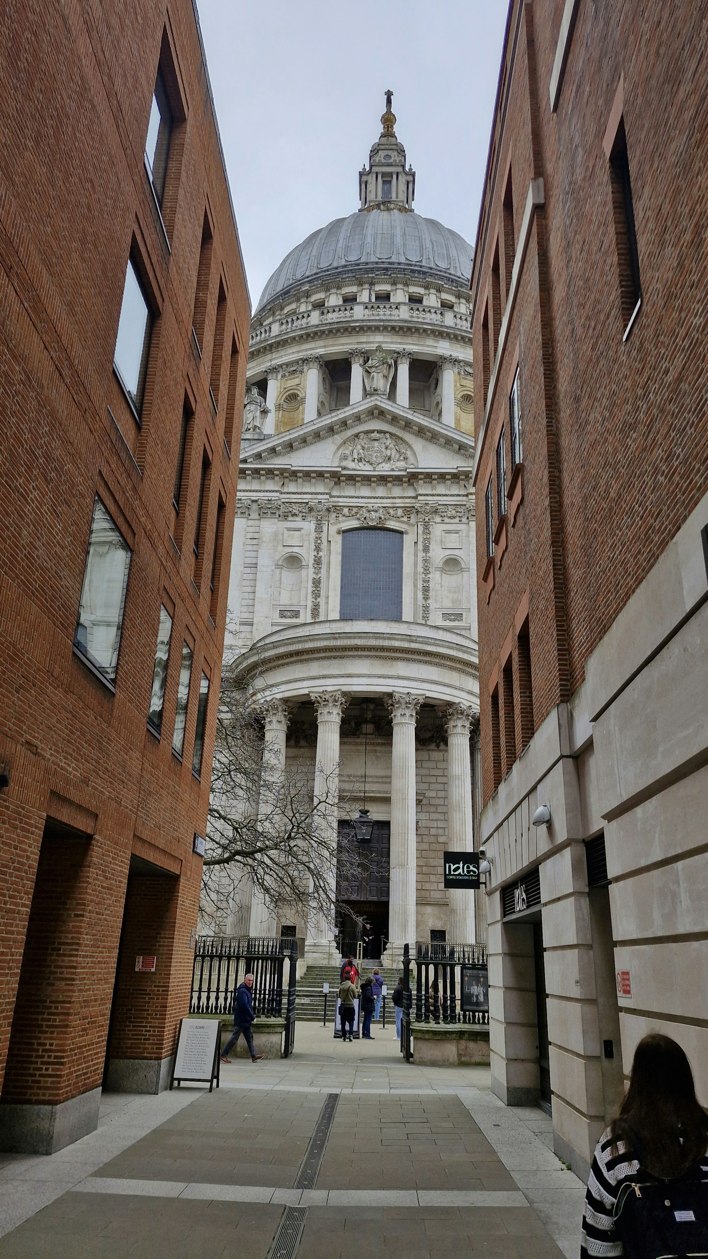 St. Paul’s-like Dome Framed by Brick Archways