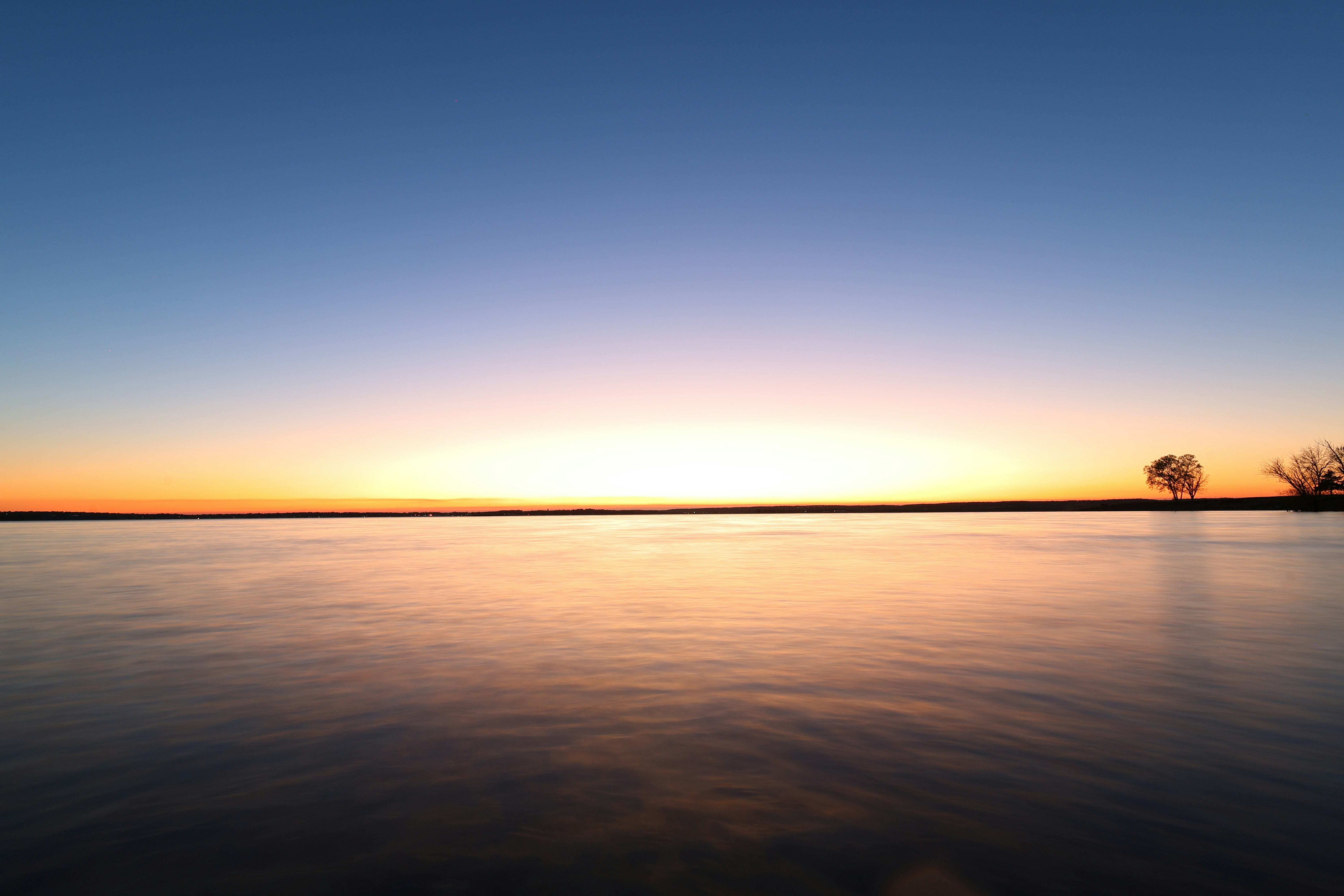 Dawn Across the Quiet Salt Flat