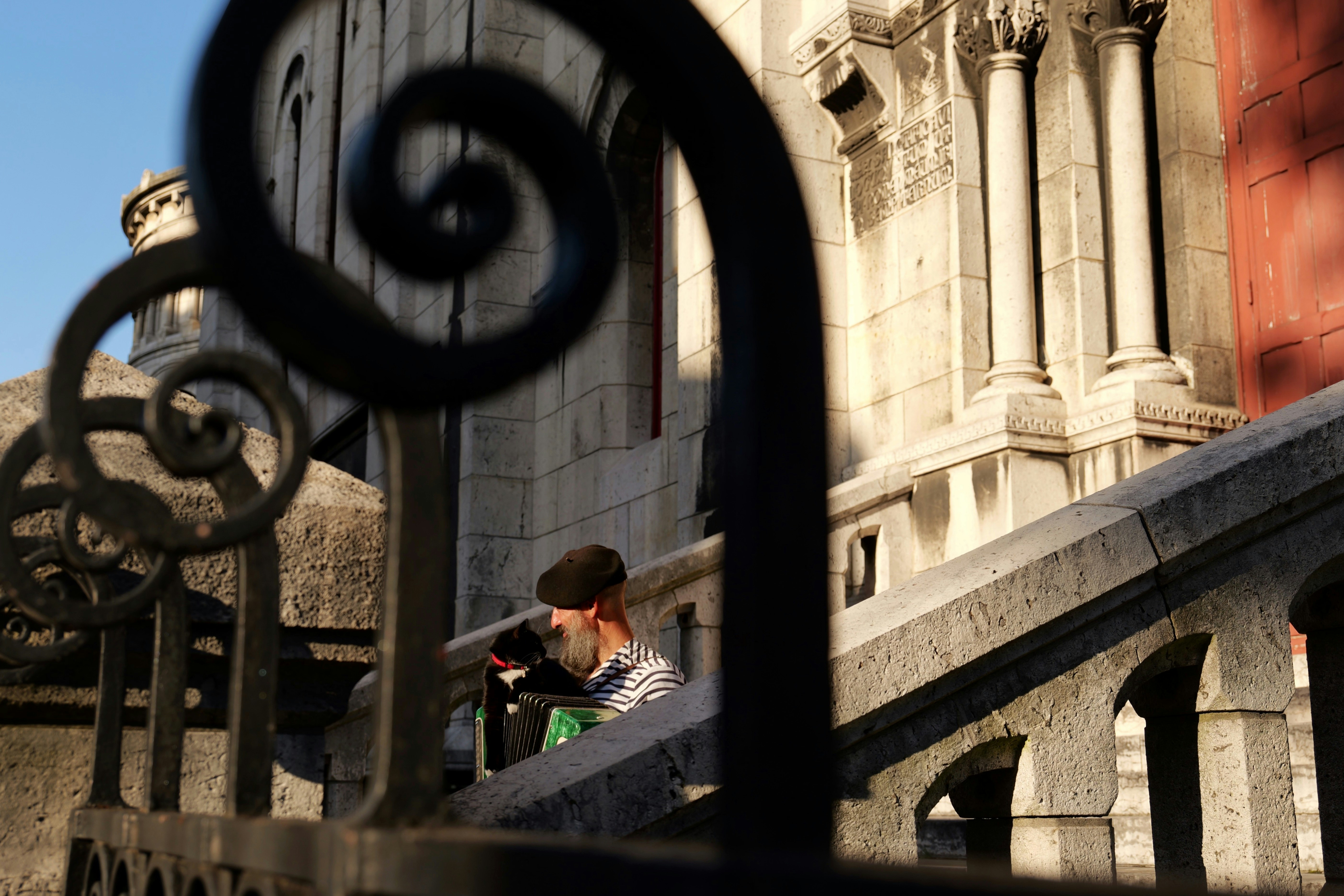 Sculpted Ironwork and the Quiet Observer