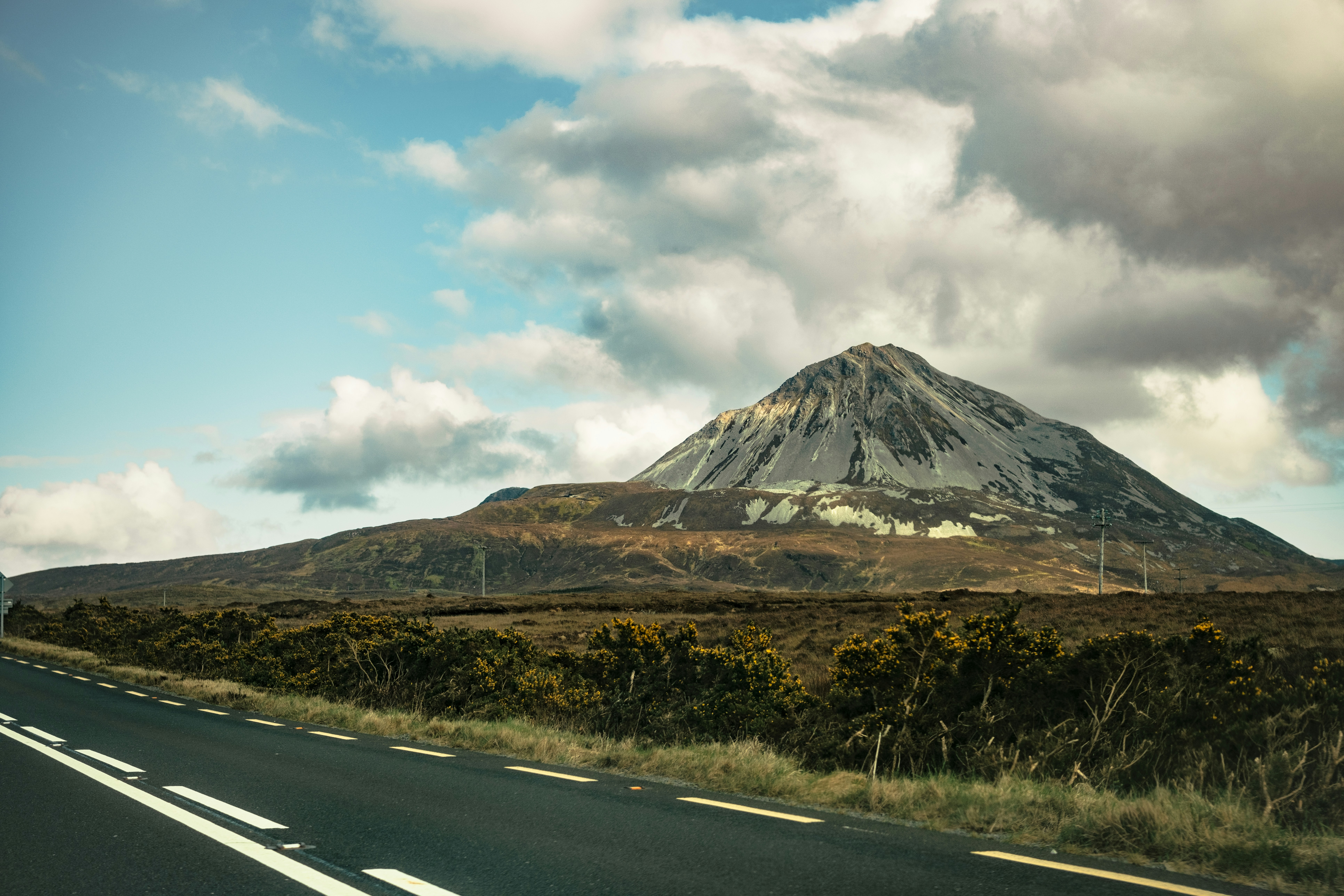 Volcanic Ridge at Distant Horizon