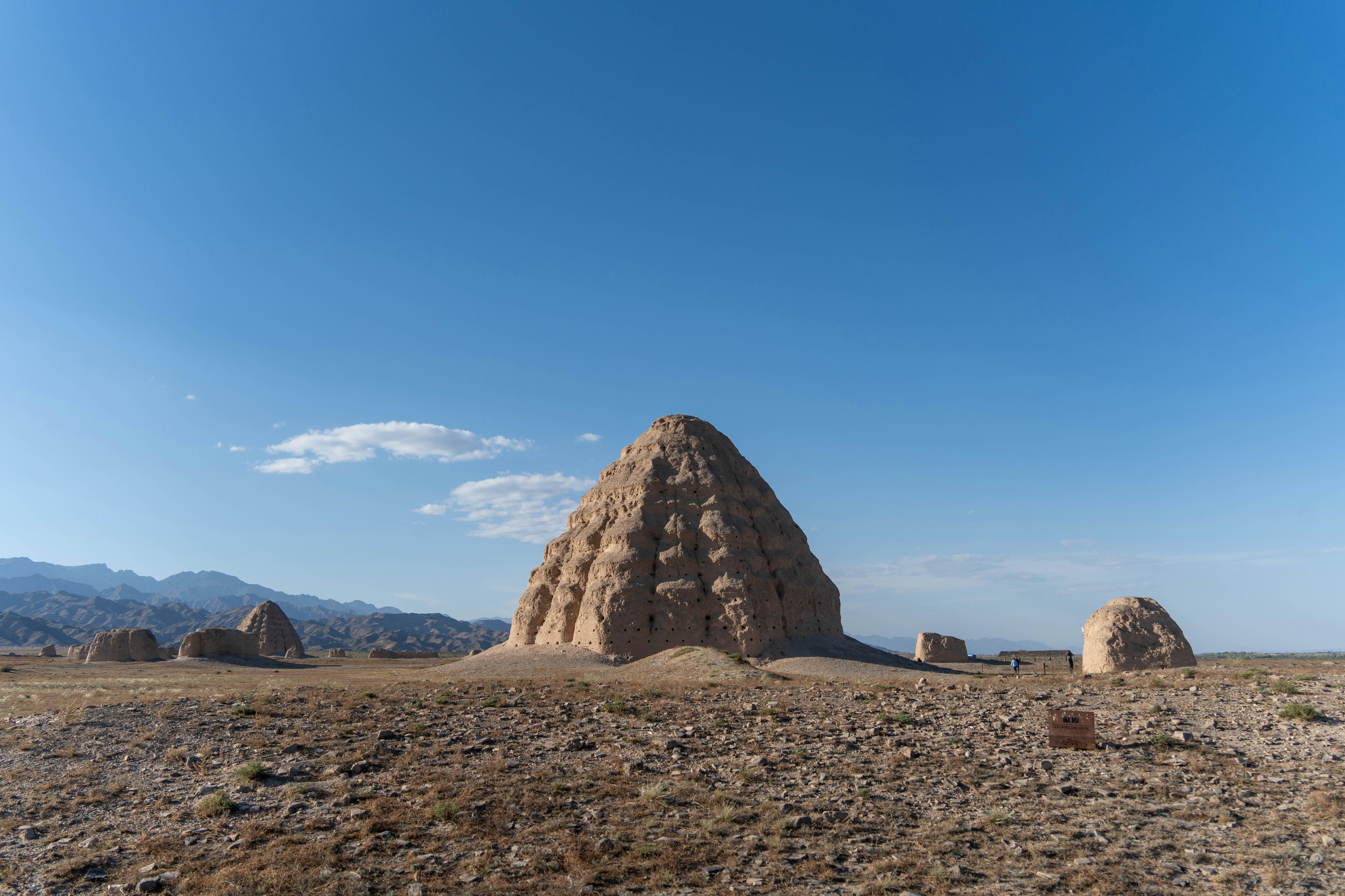 Granite Monoliths against a Desert Quiet