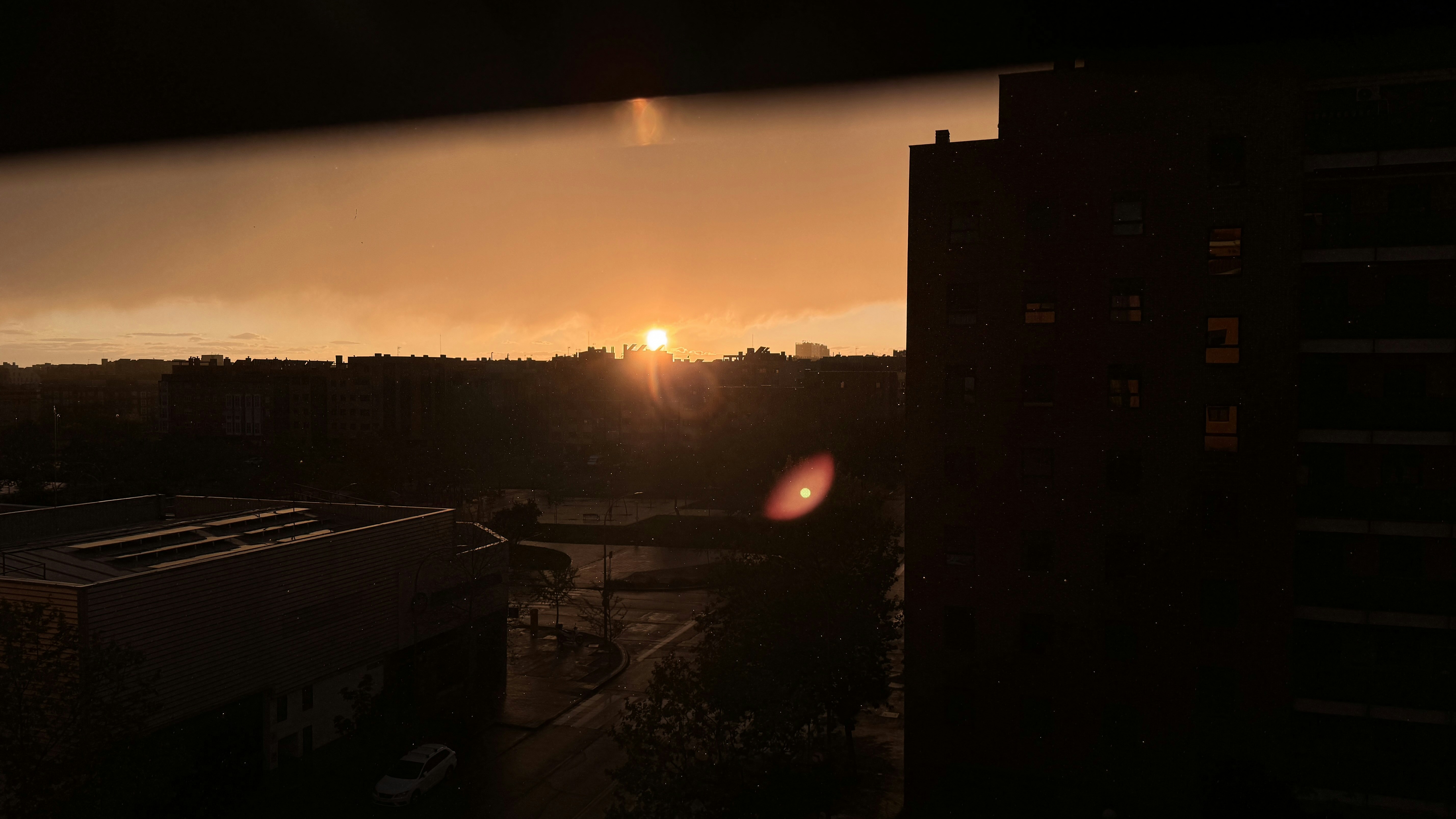 Sunset Over the Skyline: A Quiet Moment at Dusk