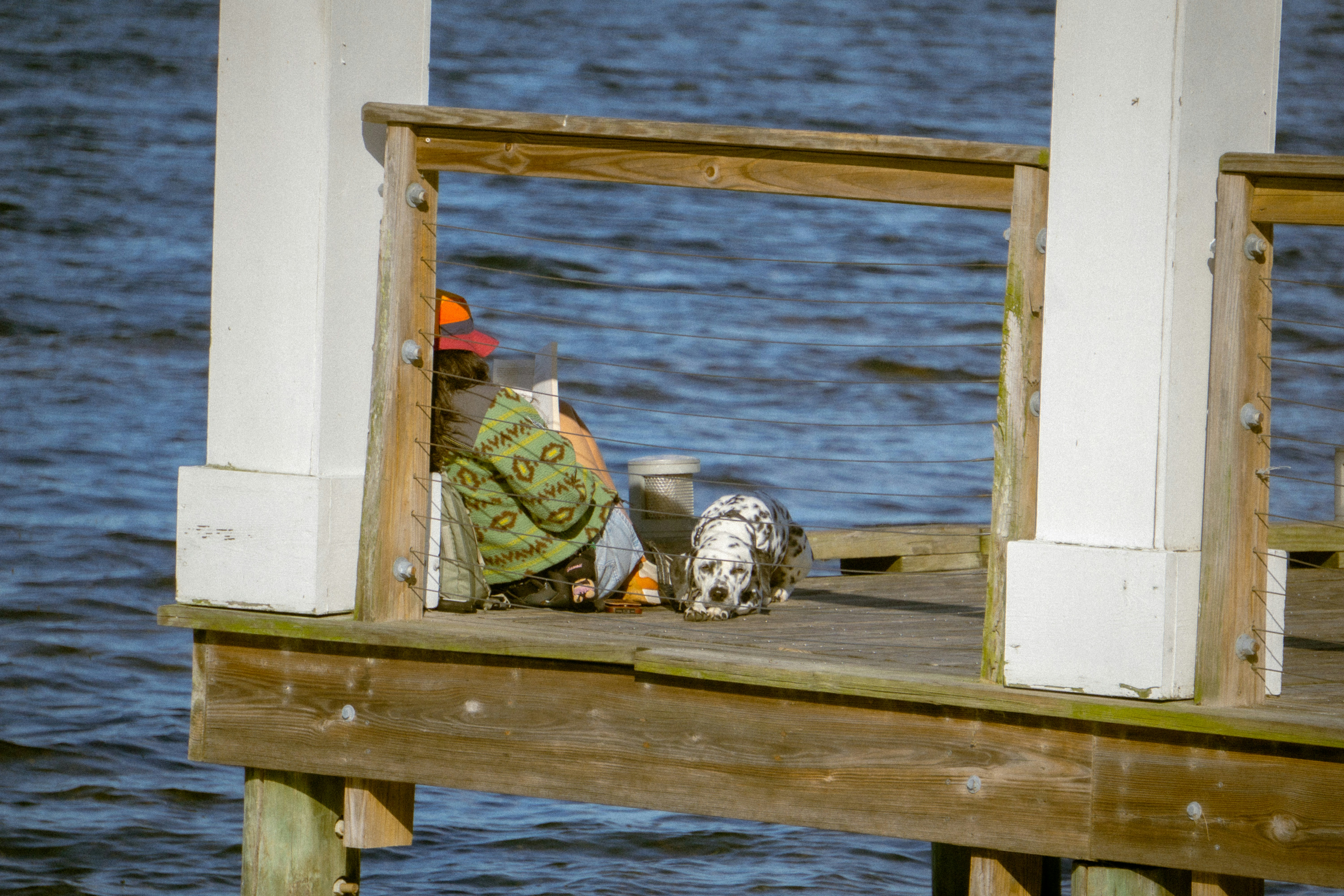 Sunlit Dock Tidbits: A Quiet Morning on the Pier
