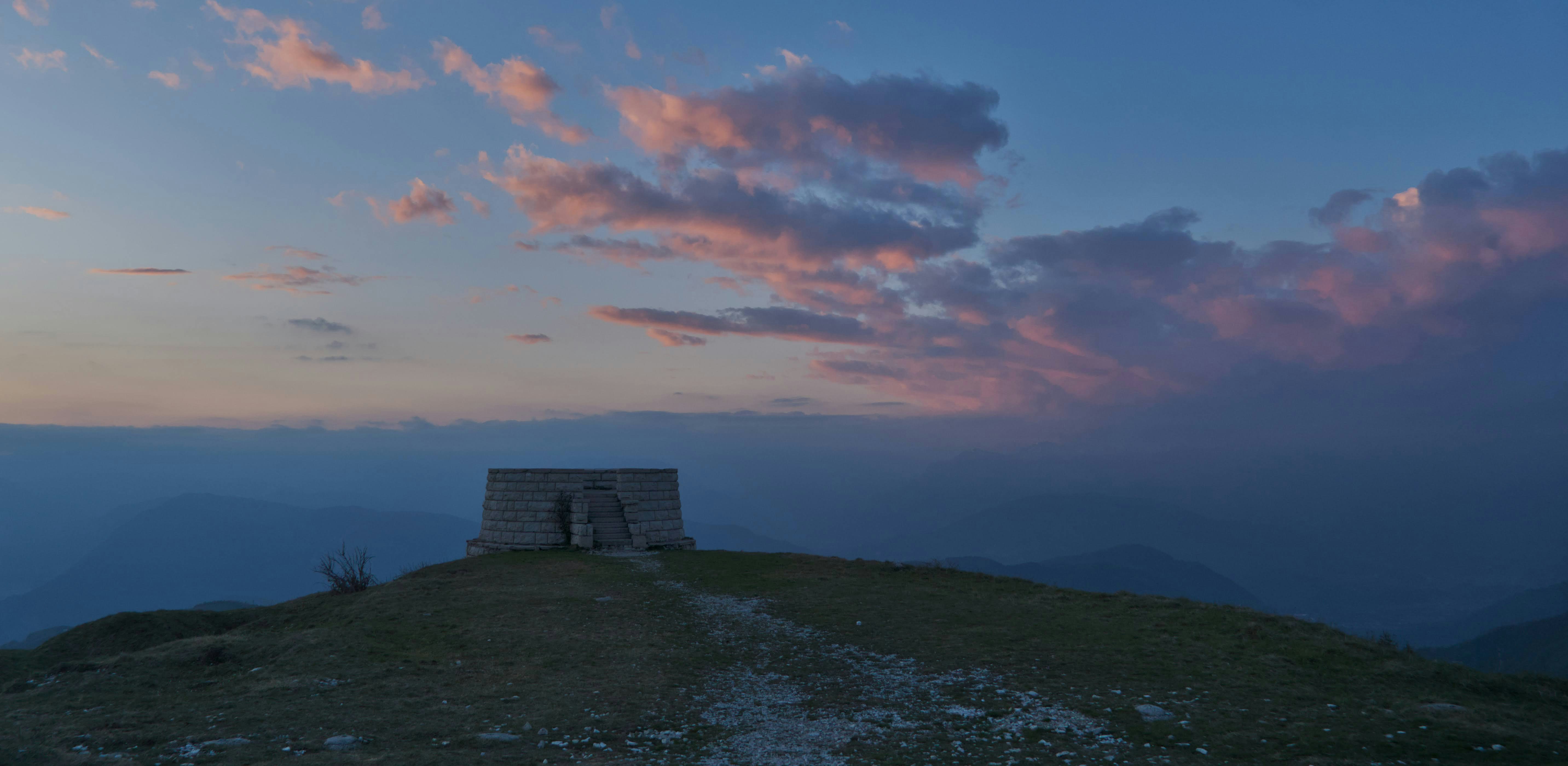 Sunset Watch: A solitary shelter at the ridge