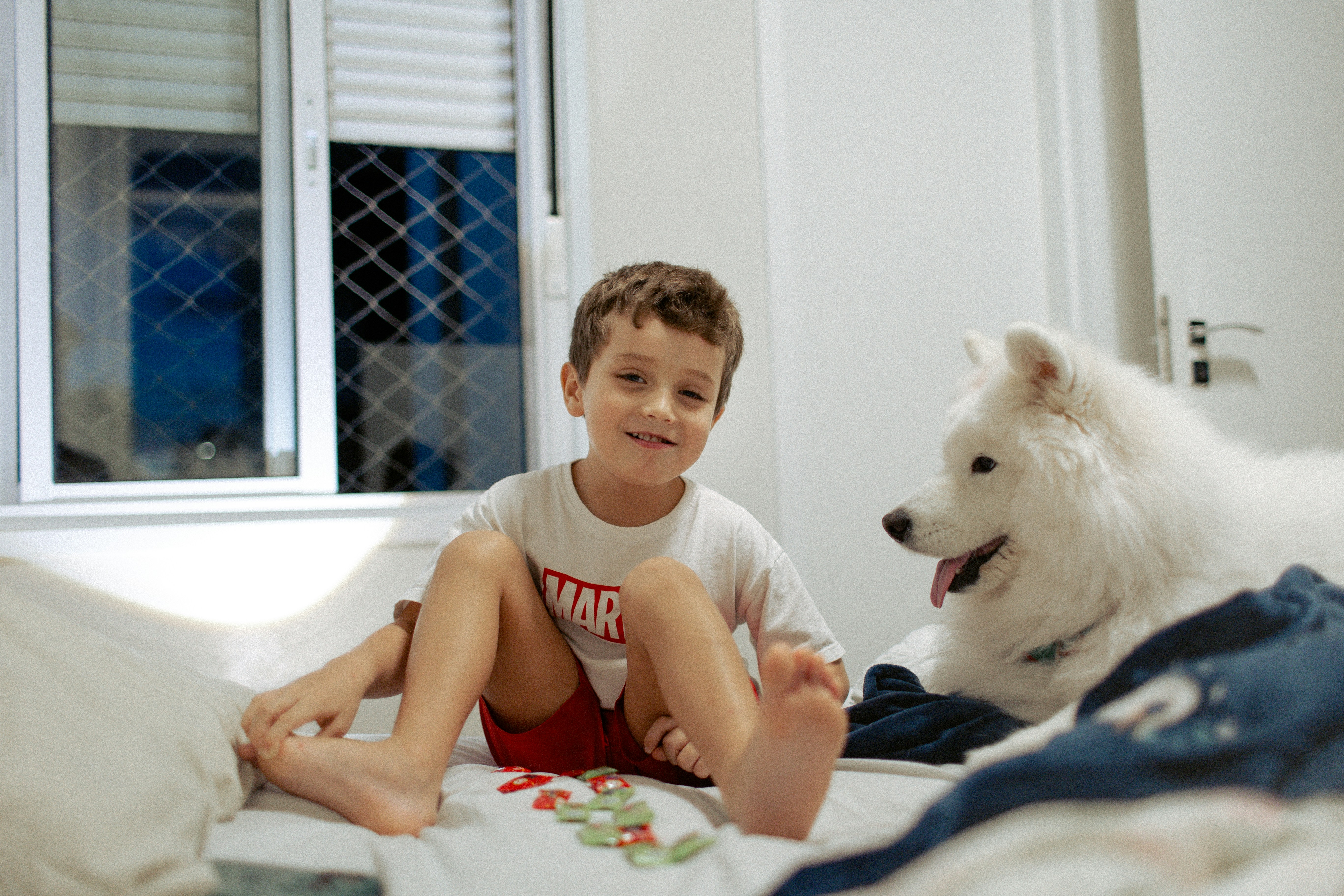 Cozy Playtime with a Loyal Companion