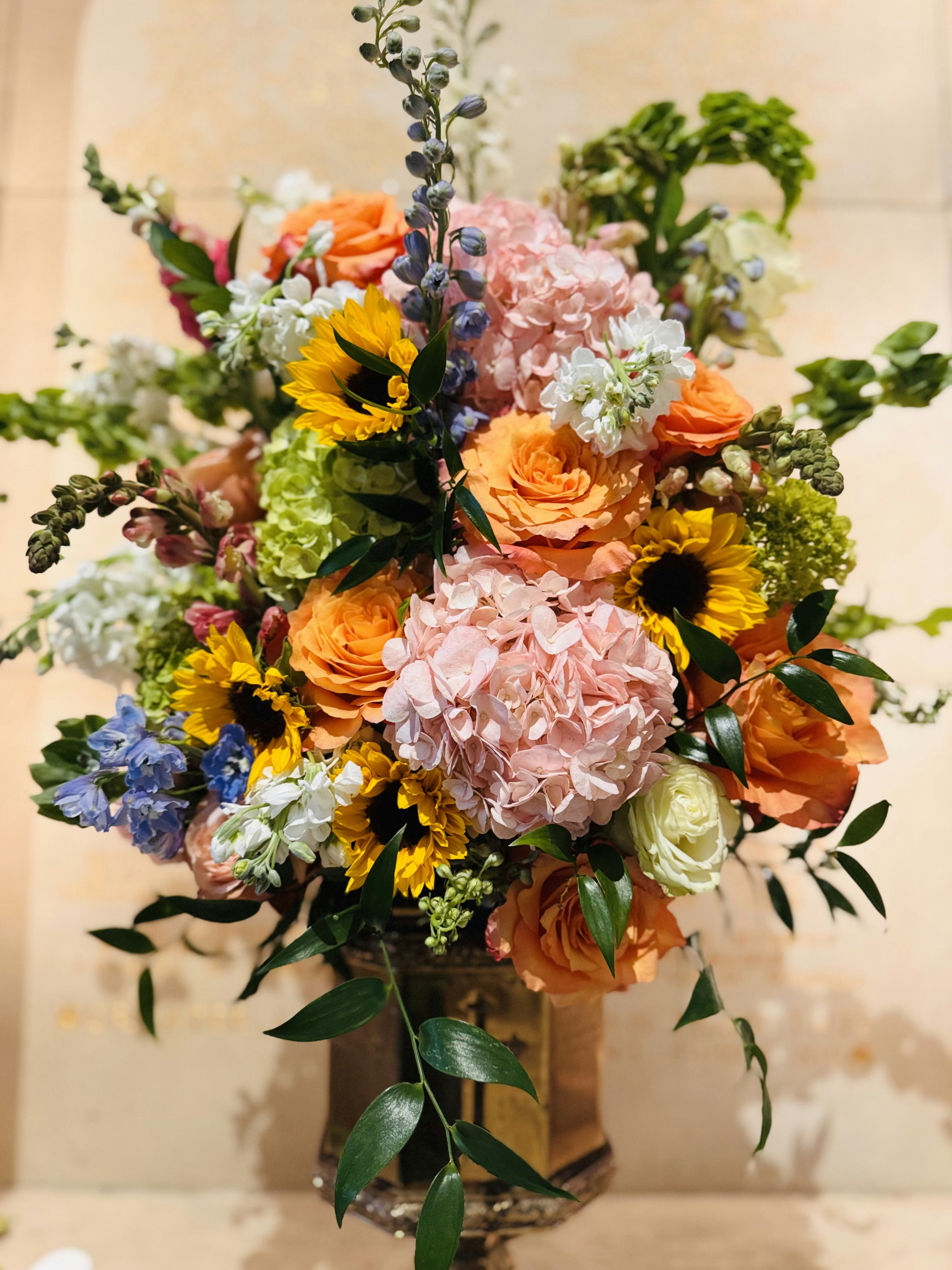 Bouquet of Summer: A Vivid Garden in a Glass Vase
