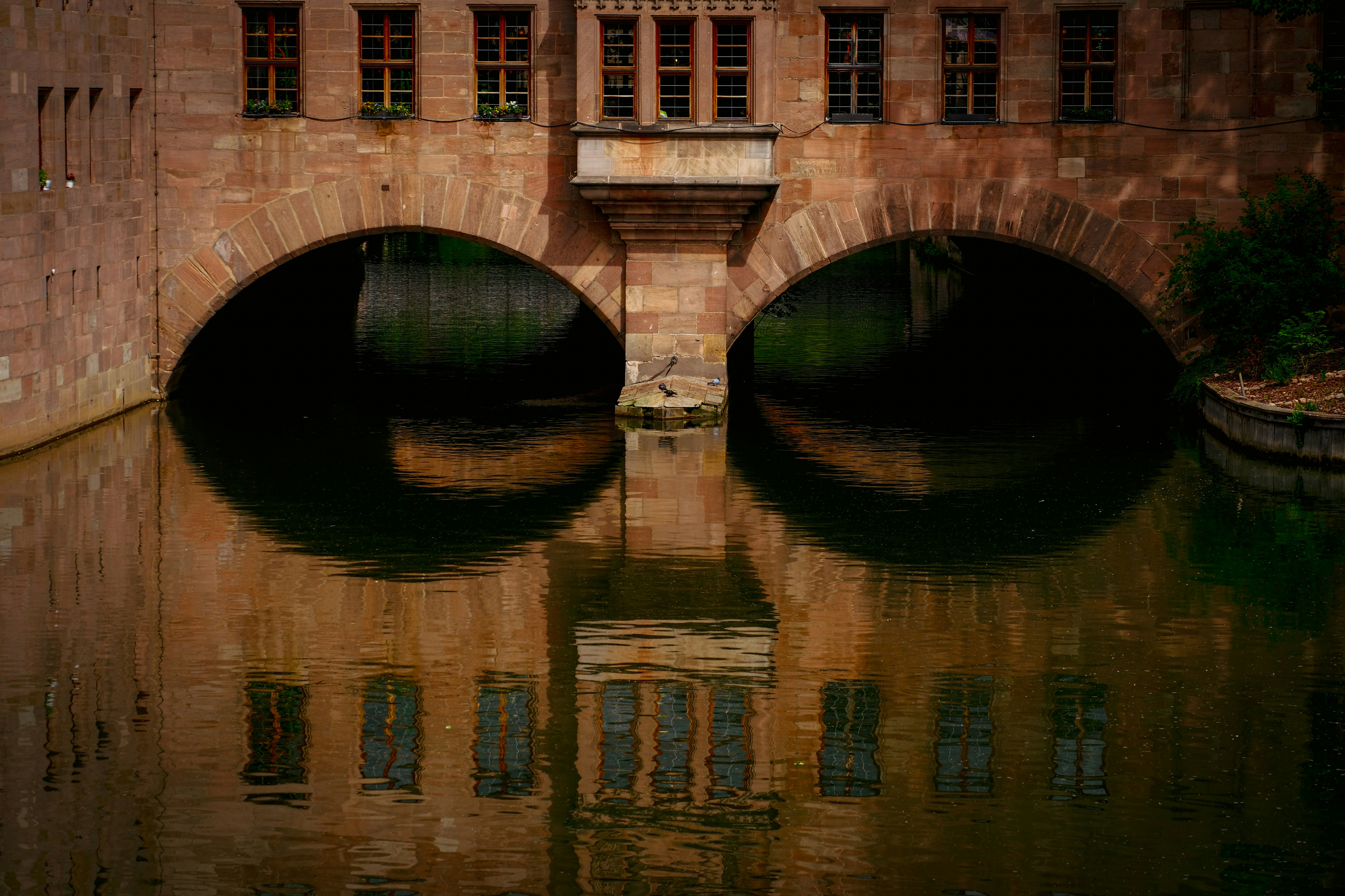 Reflections Under the Arched Bridge