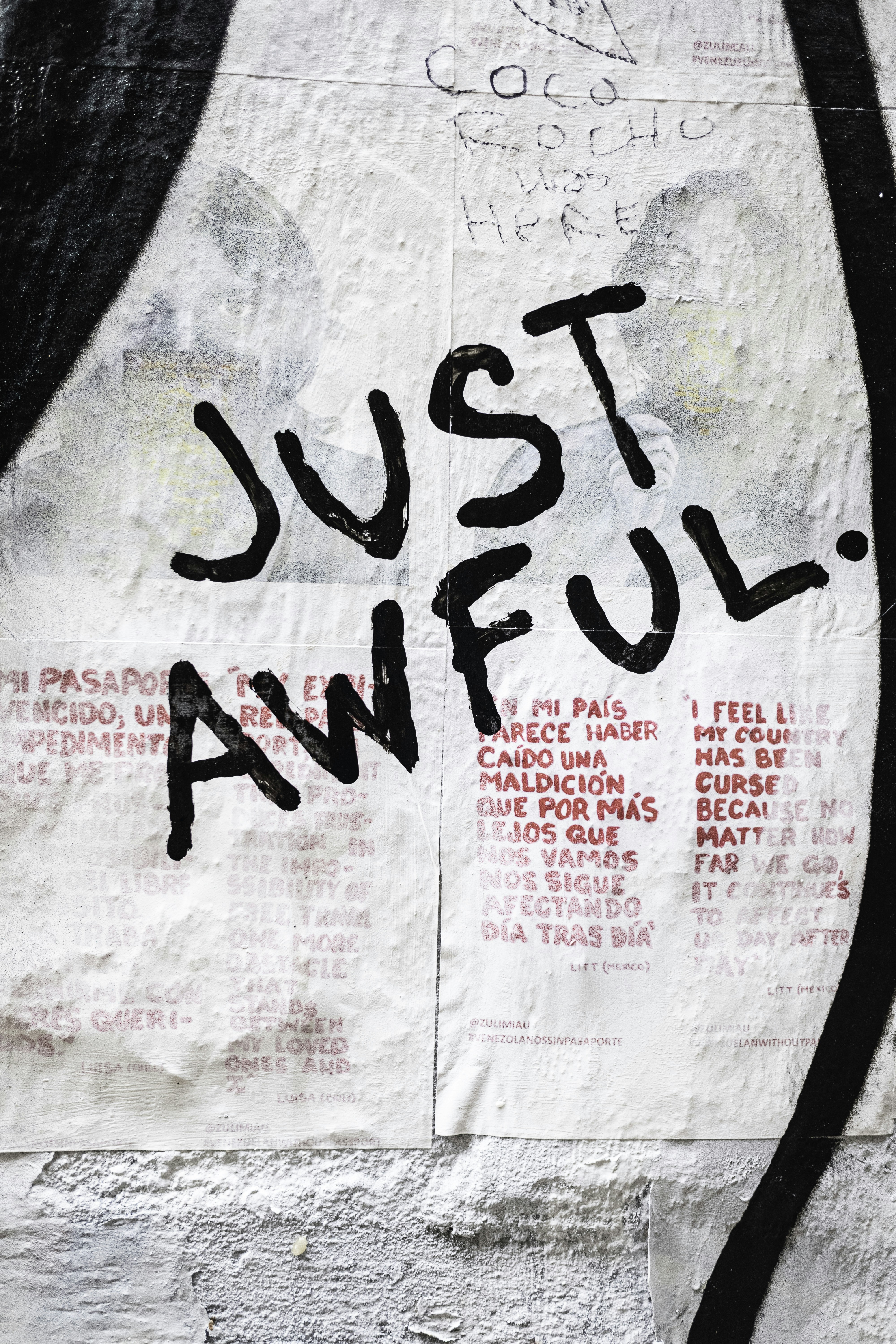 Bold Graffiti Emphasis: Just Annul