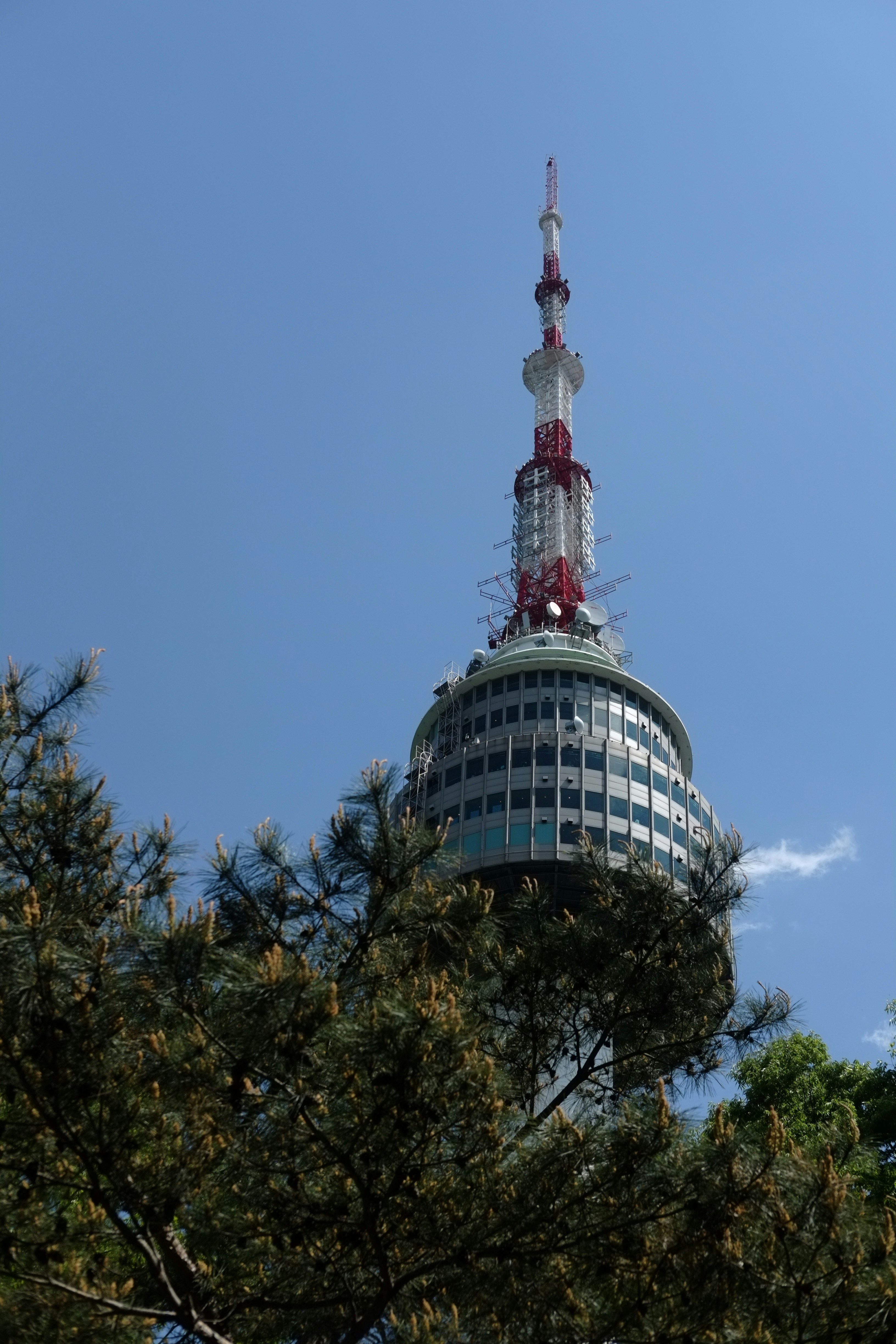 Antenna Tower Crowned by Sky