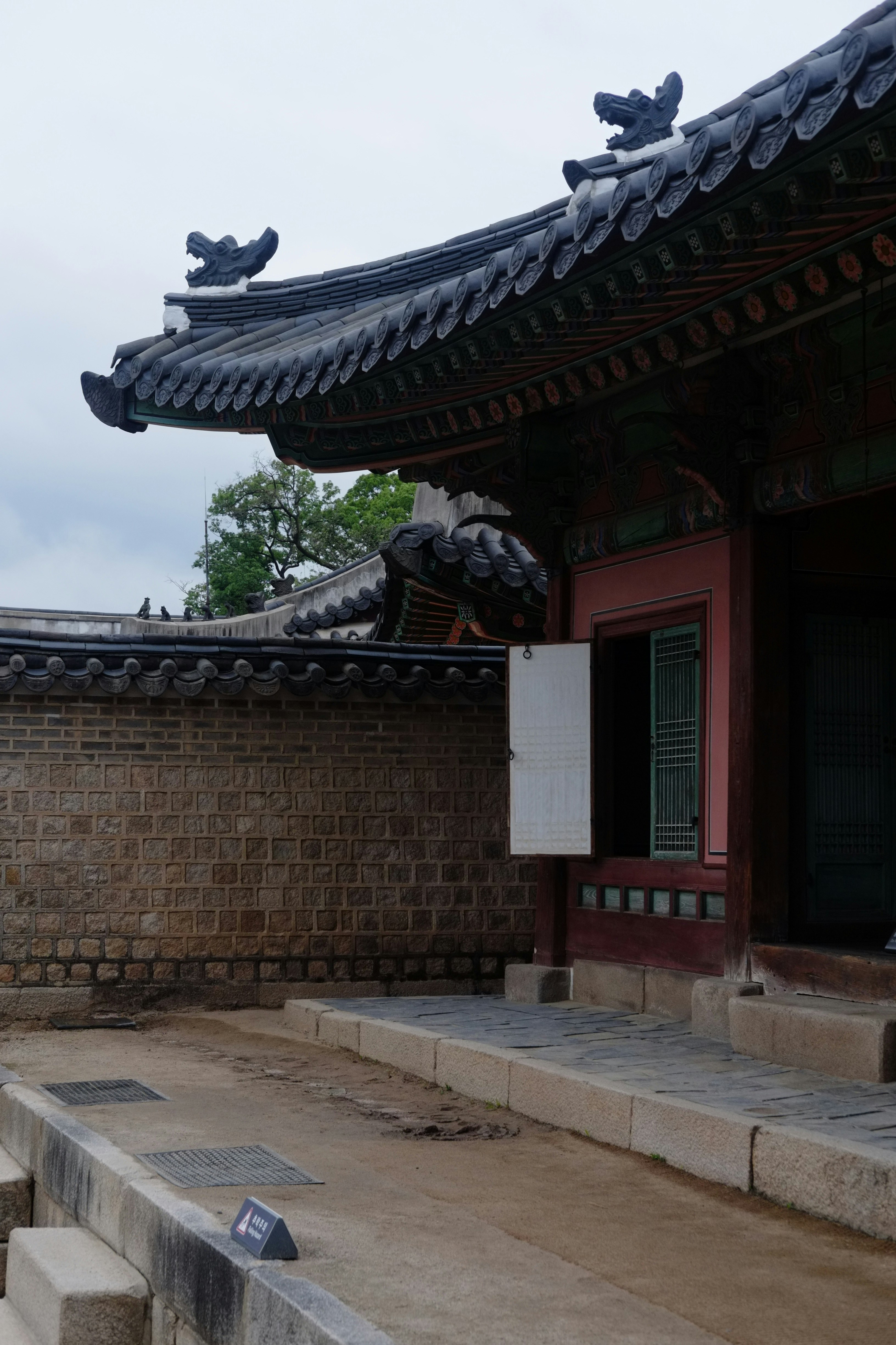 Temple Rooflines and Courtyard Edge: Quiet Architecture Portrait