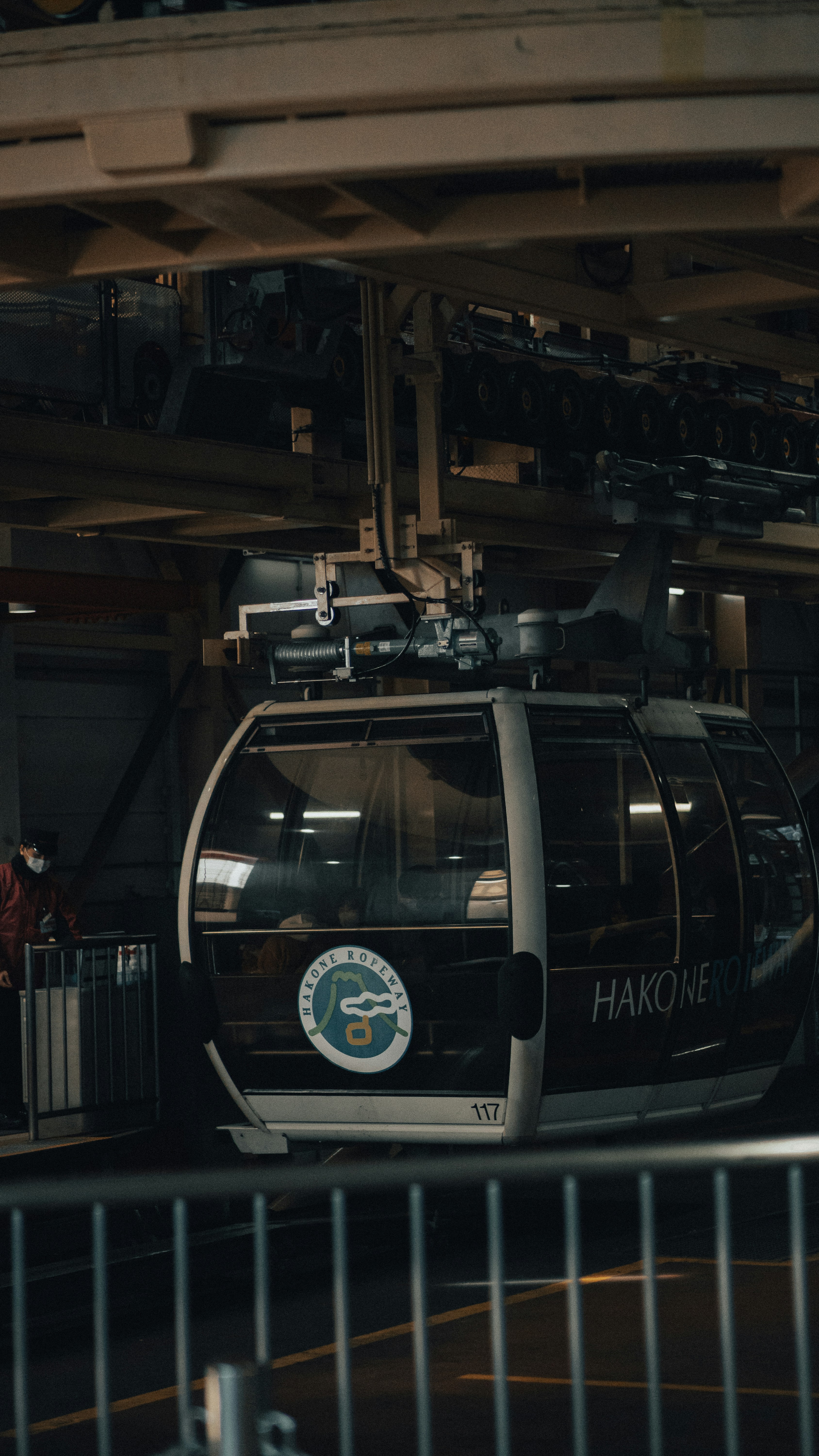Docked in the Winter Light: A Cable Car Quietly Waiting