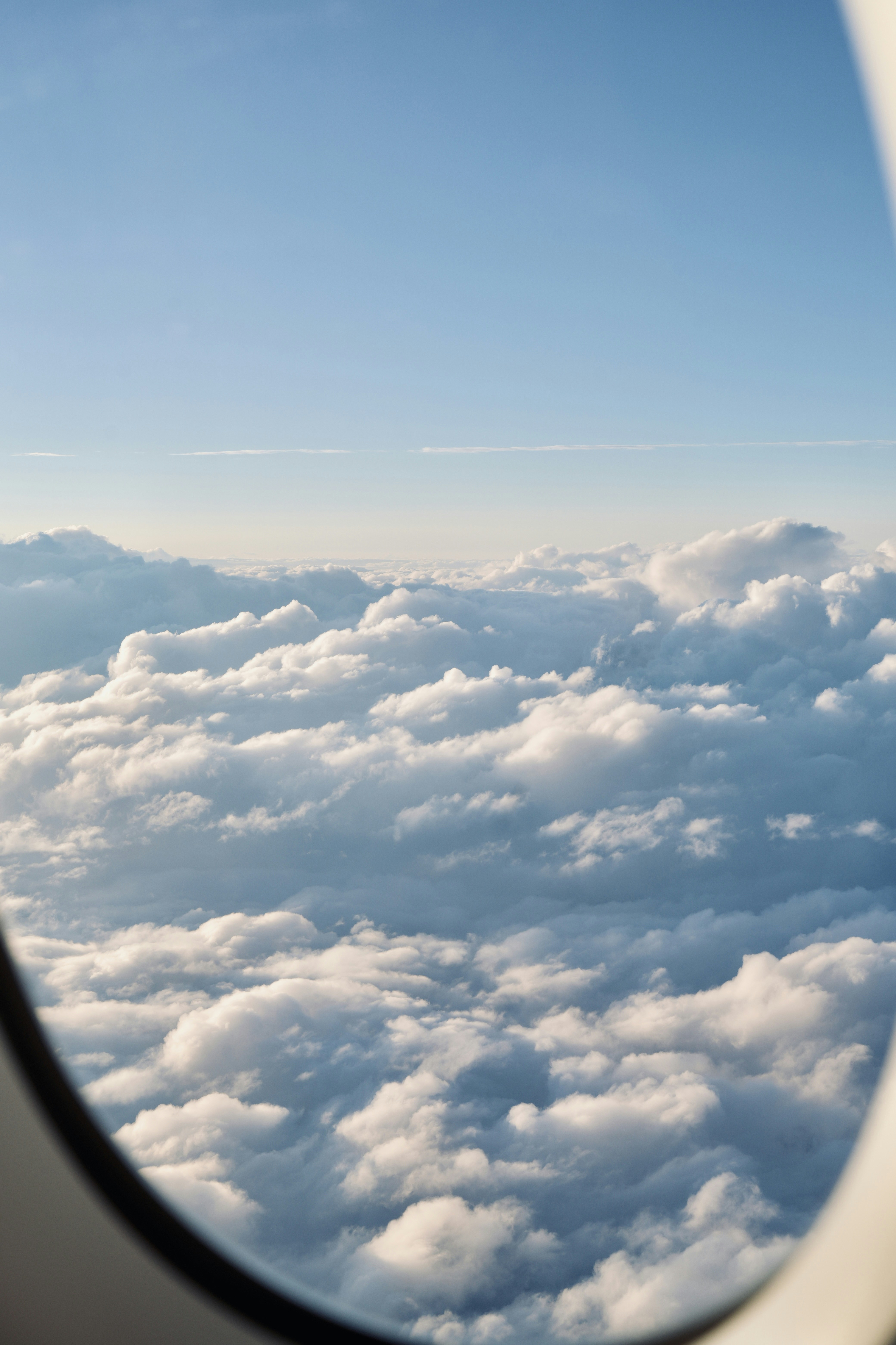 Above the Clouds: Edge of the Sky from a Window Seat