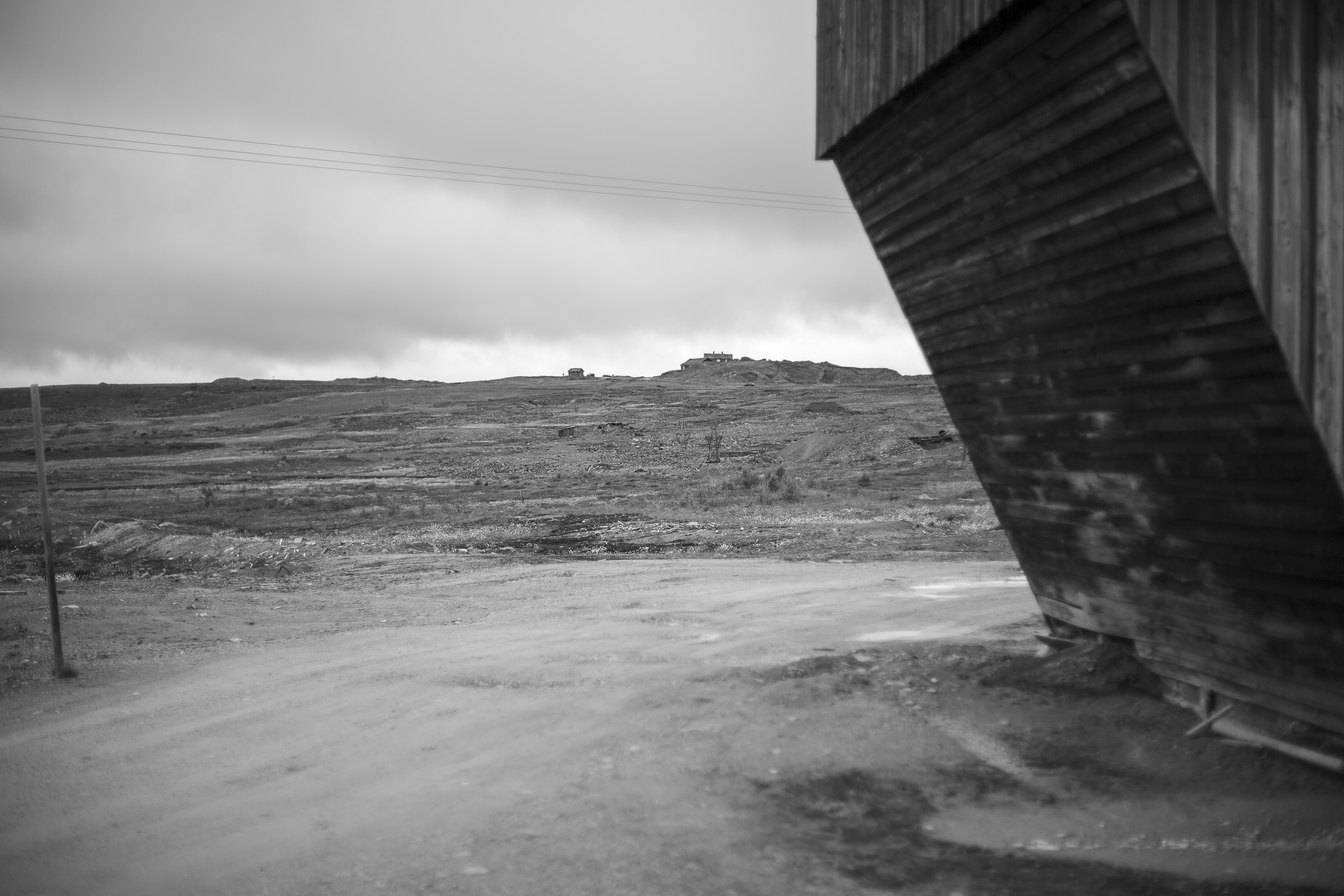 Old buildings at the former copper mine in Røros, Norway