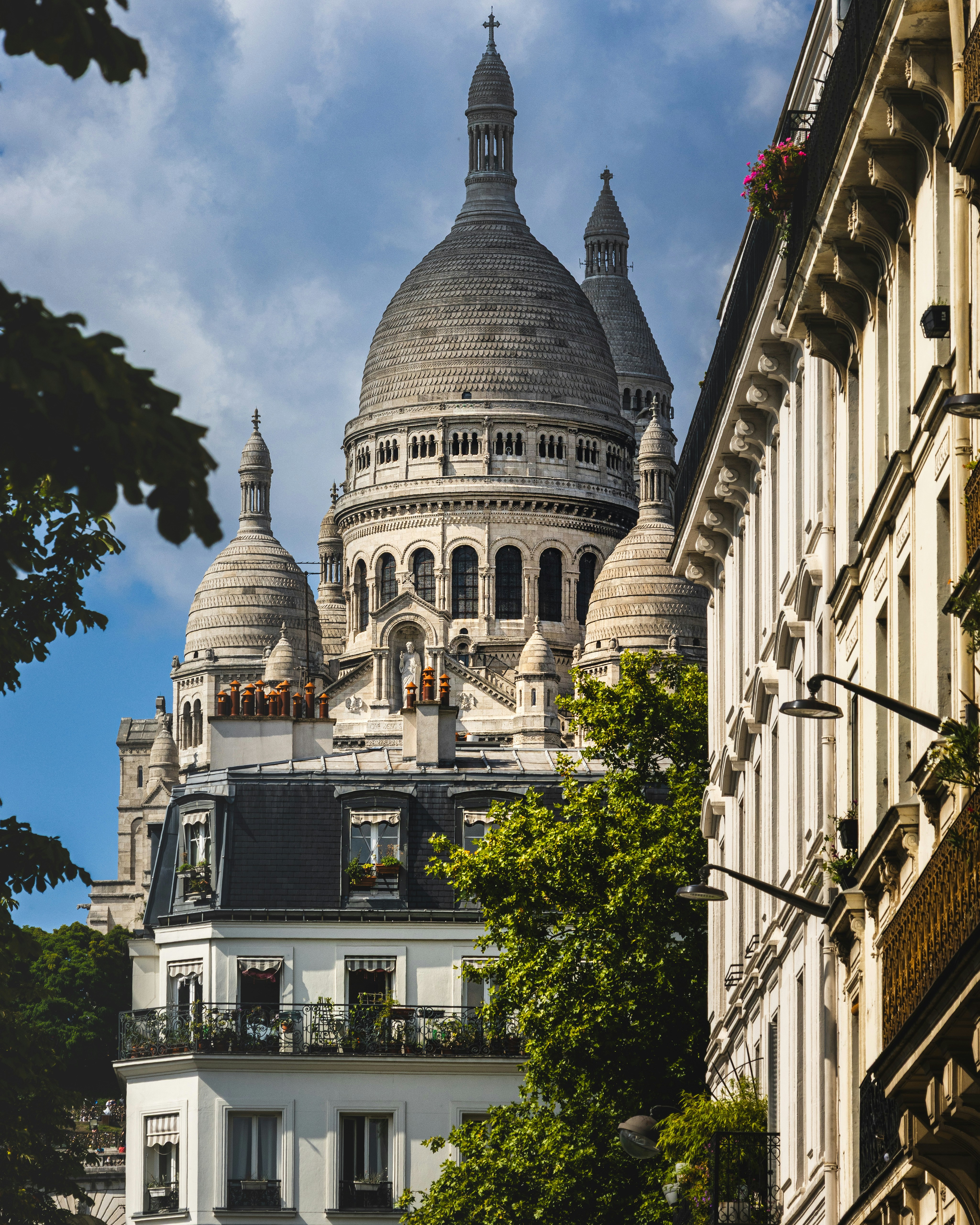 Paris Rooflines Framing Sacré-Cœur