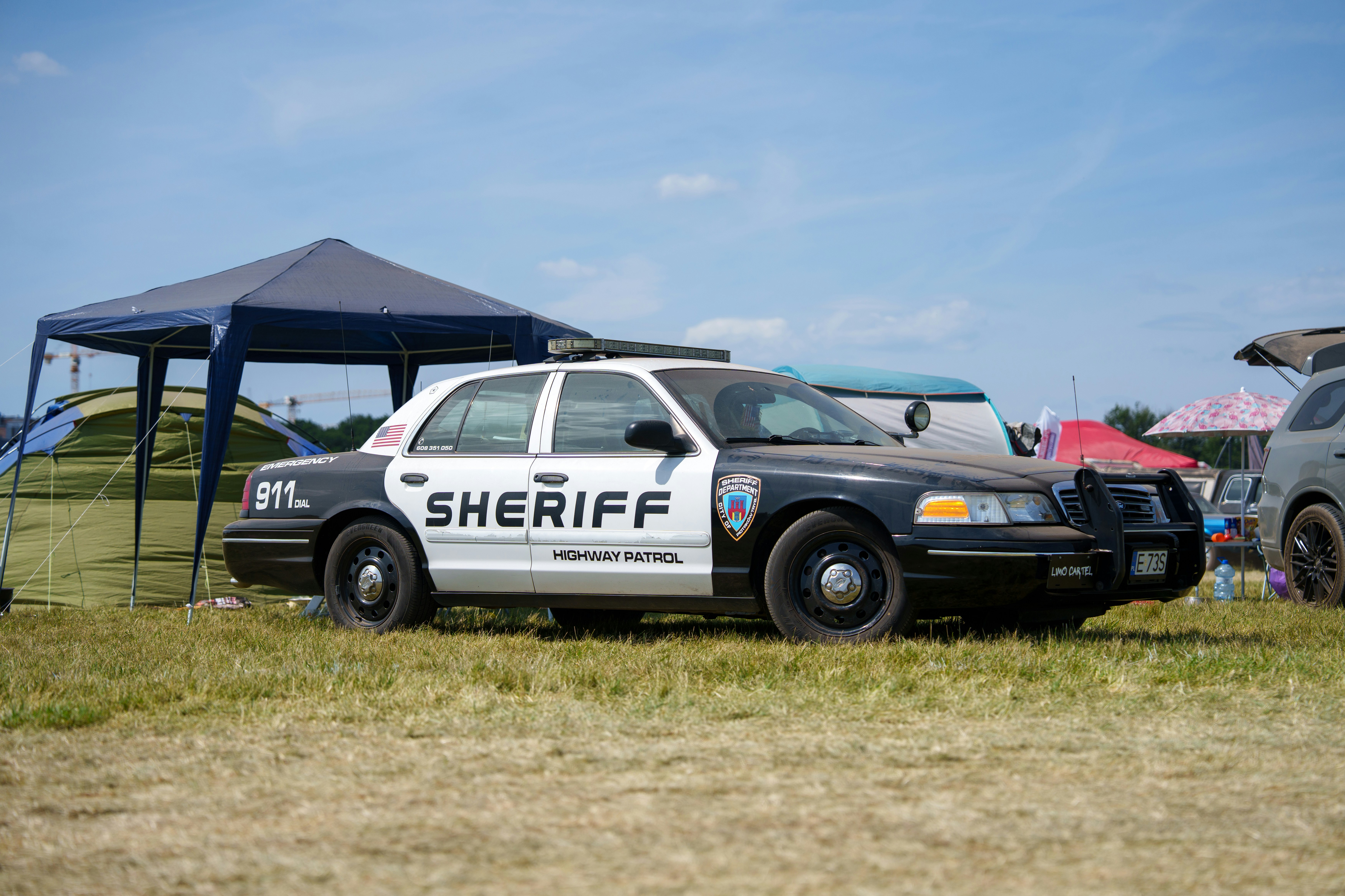 Patrol at the Promising Field: Sheriff Ponytail on Duty