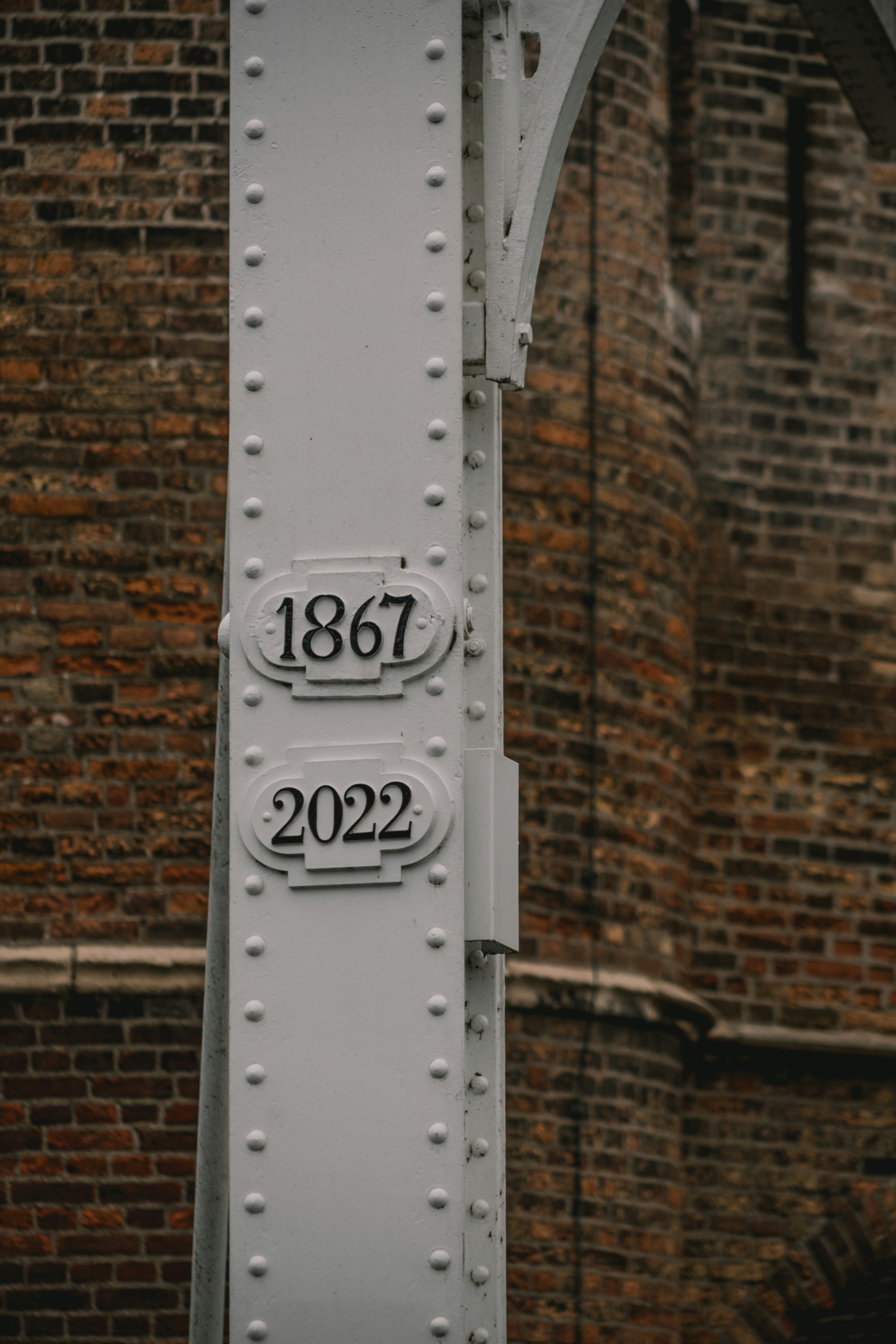 Iron Pillar of Time: 1867 and 2022 Inscribed
