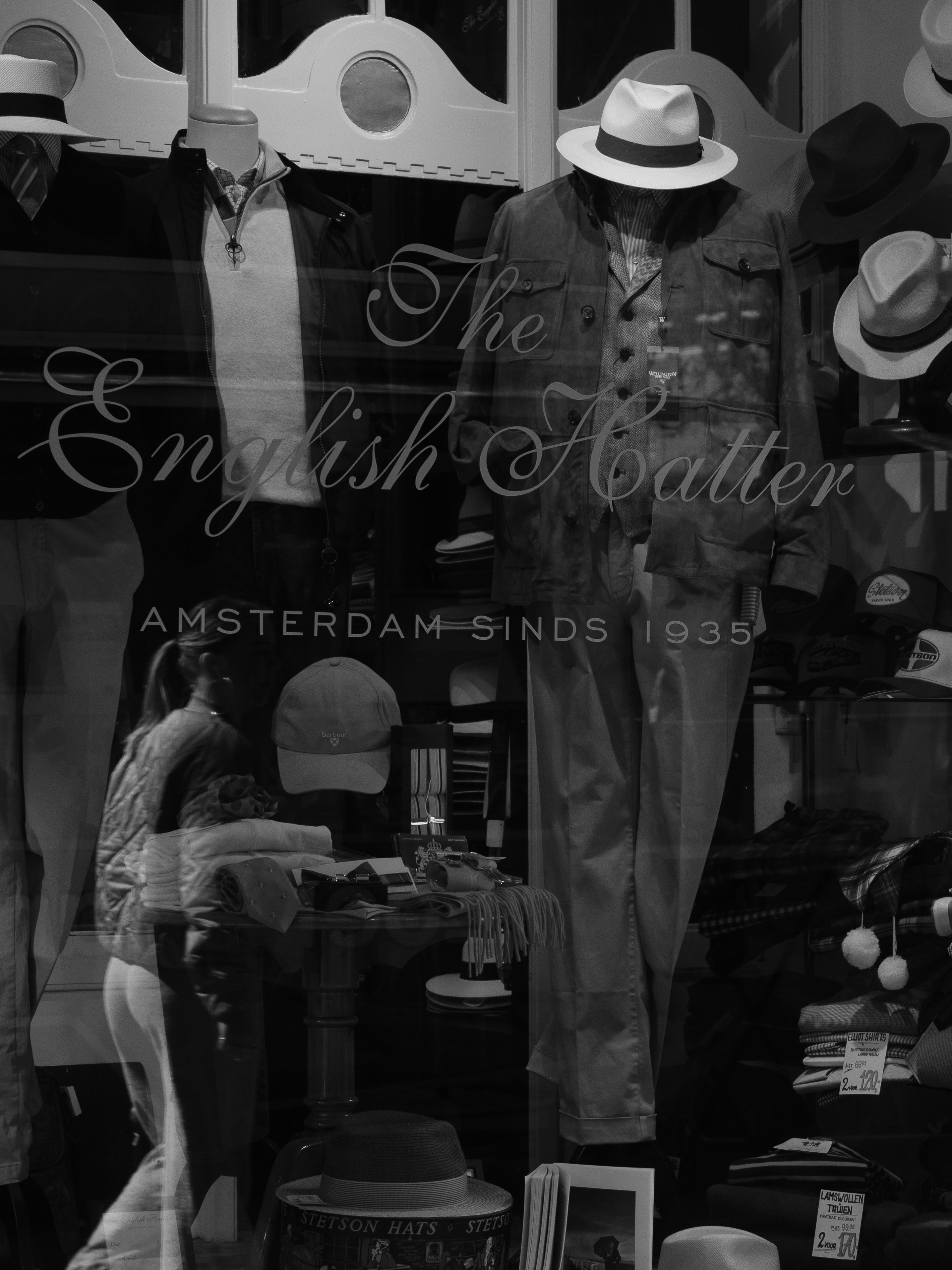 Shadows Behind the Window: A Vintage Gents’ Display