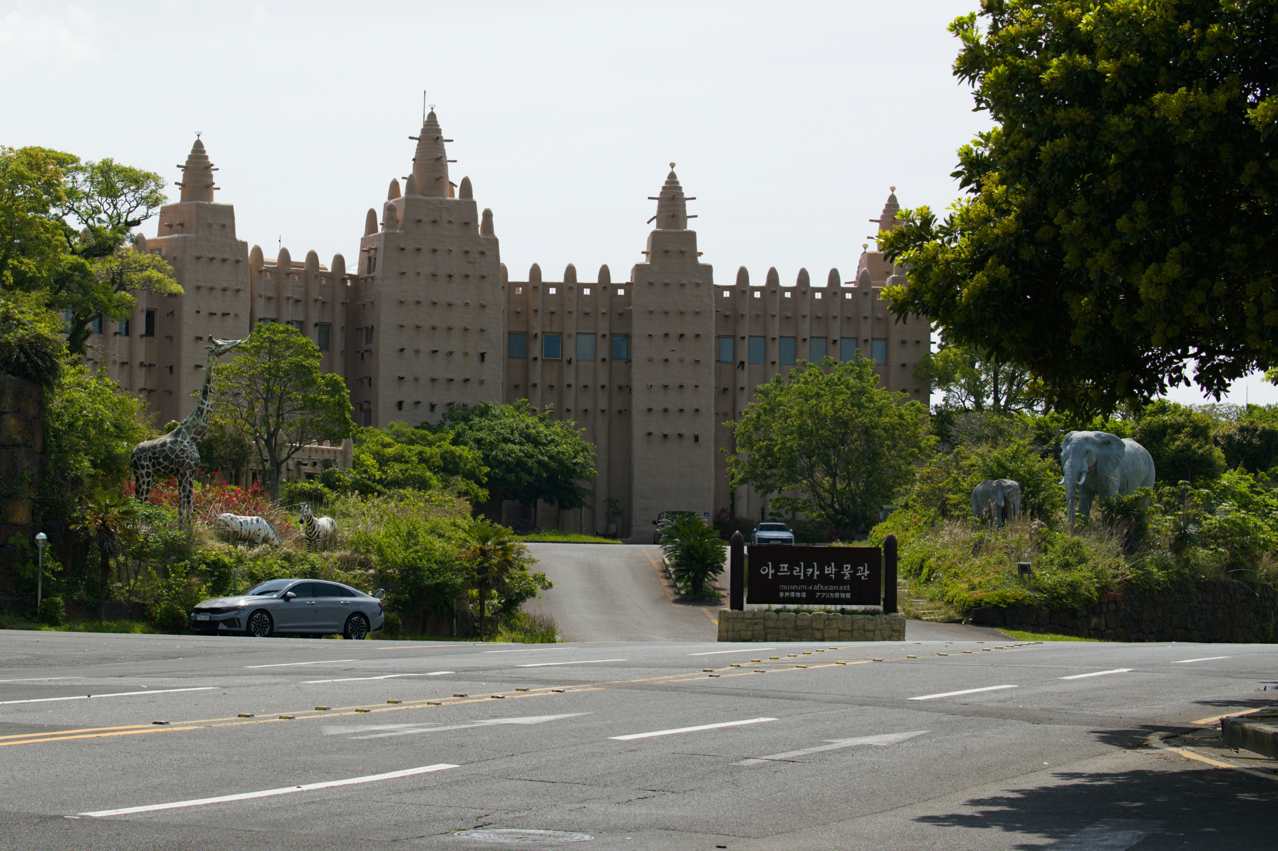 Fortress Gate at Dawn: A Modern Plaza Framing a Historic Bastion