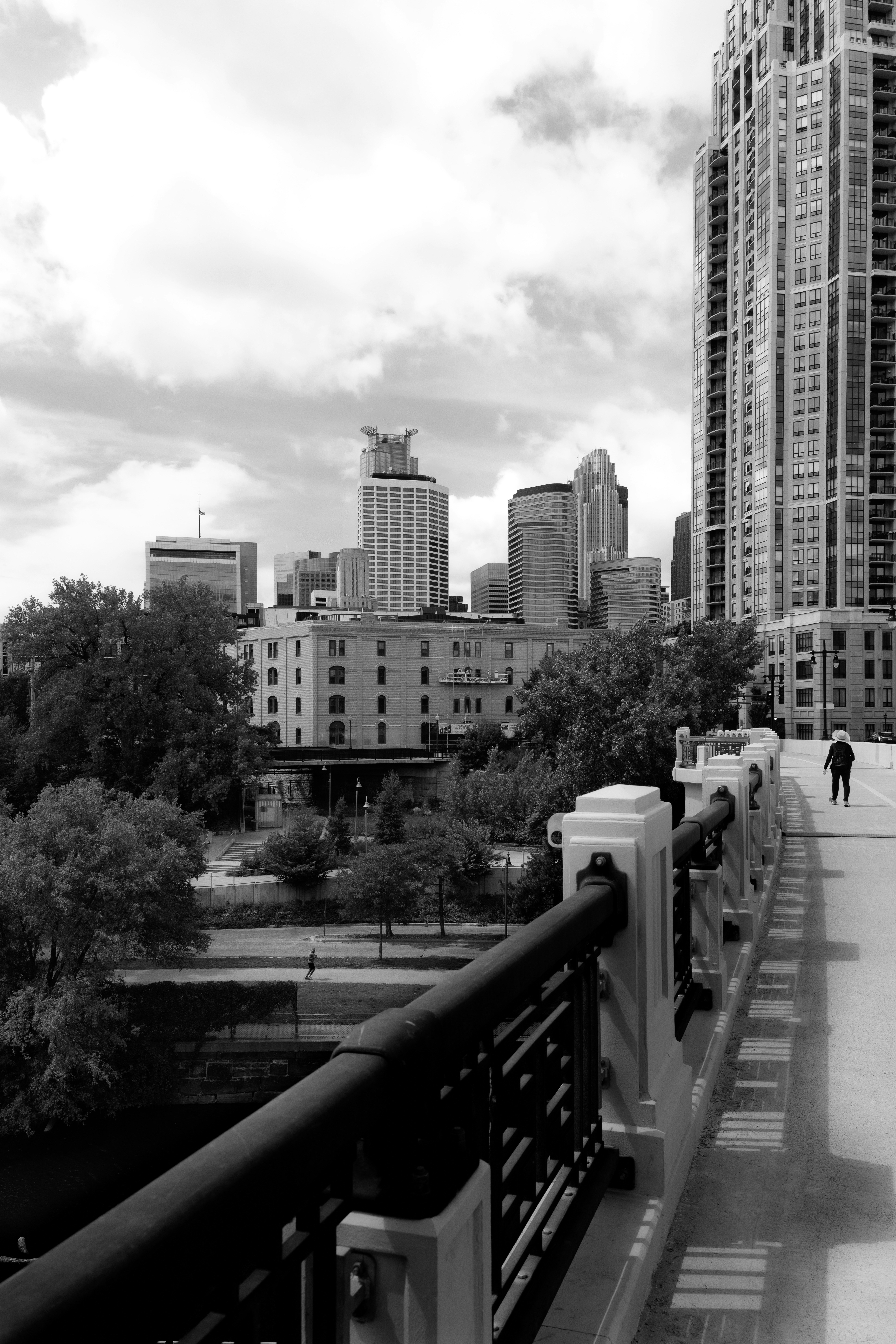 Urban Walkway to the Skyline