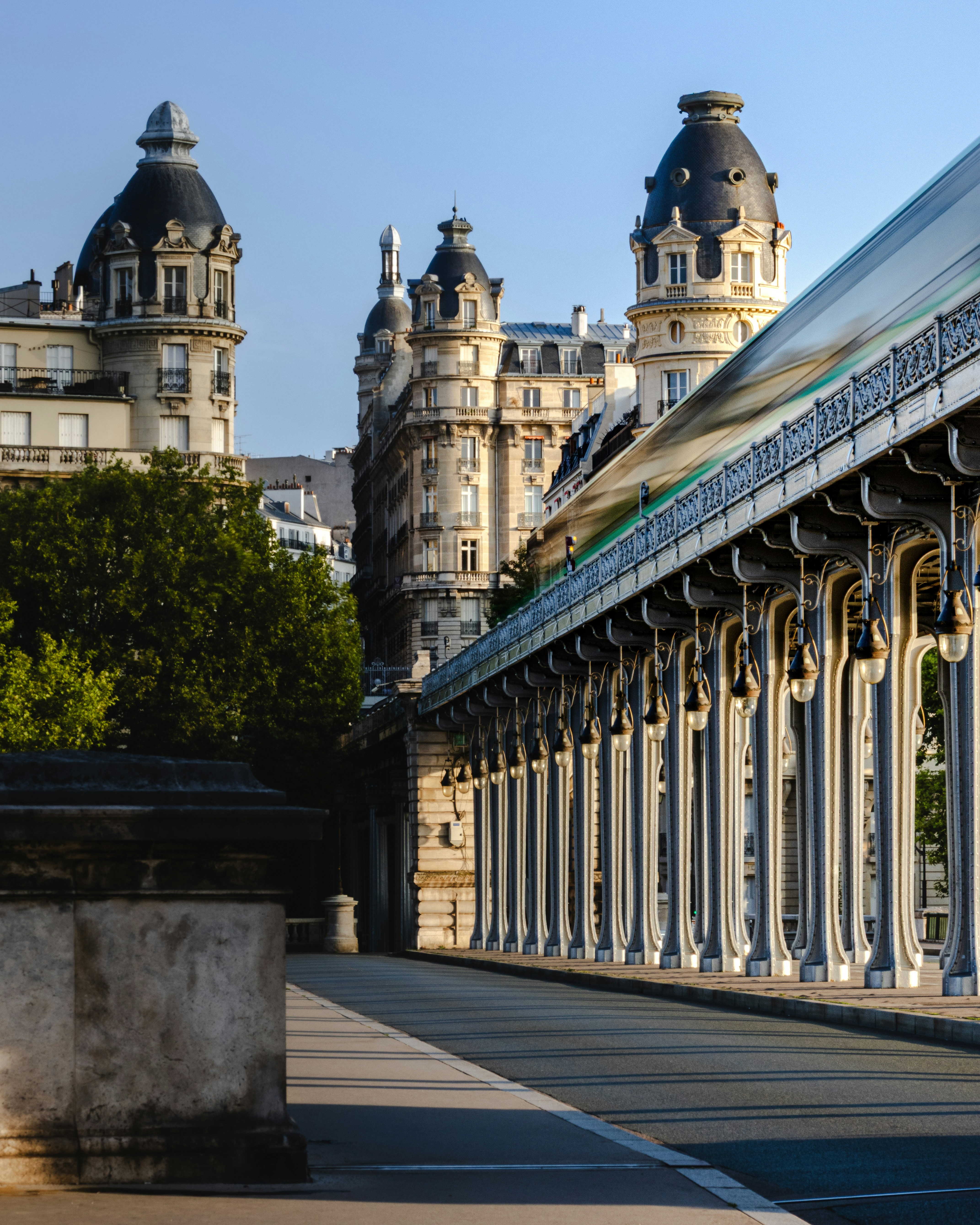 Elegant Boulevard of Cast Iron and Stone