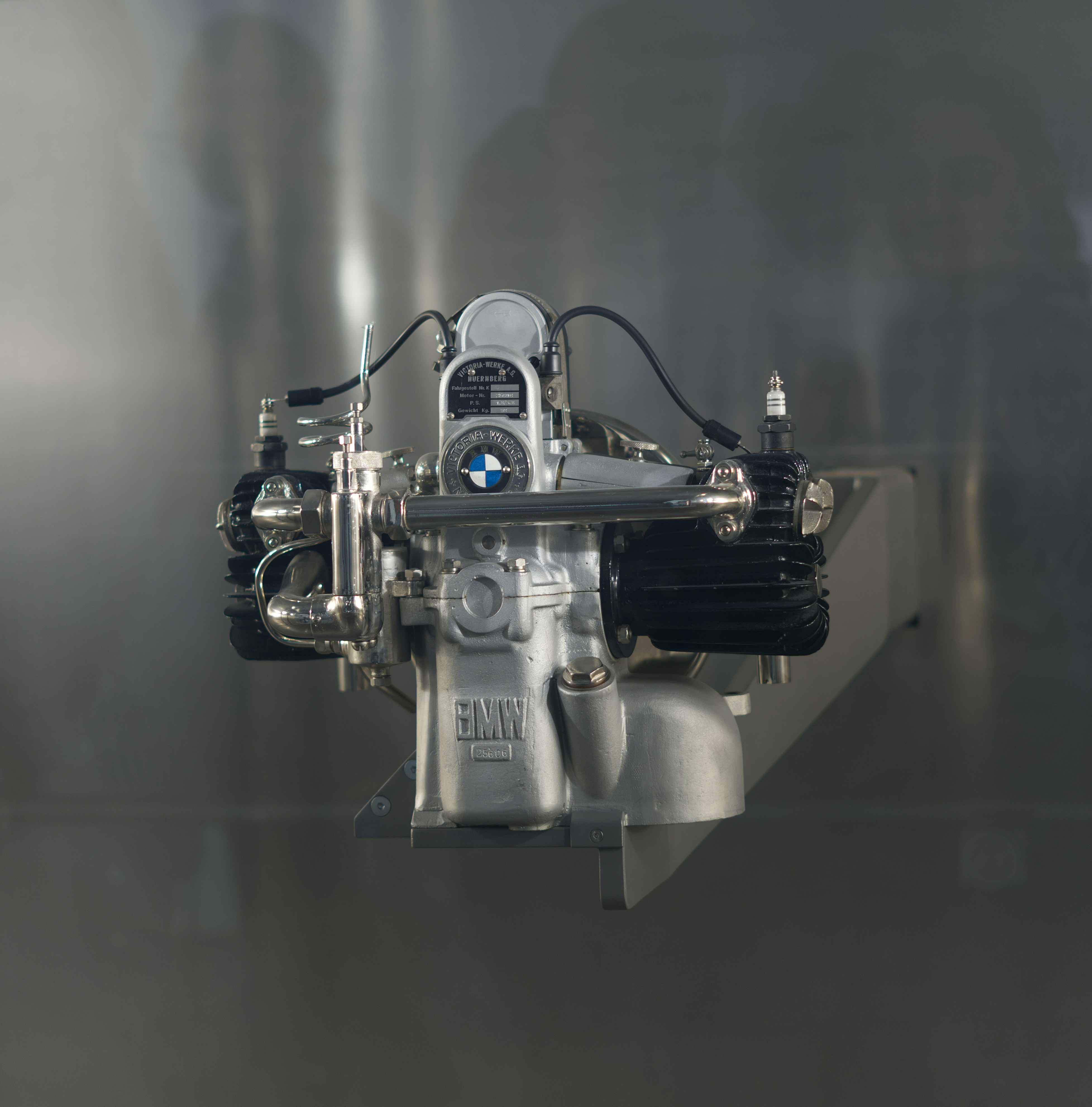 Industrial BMW Motorrad Engine Display: A Precision Cutaway