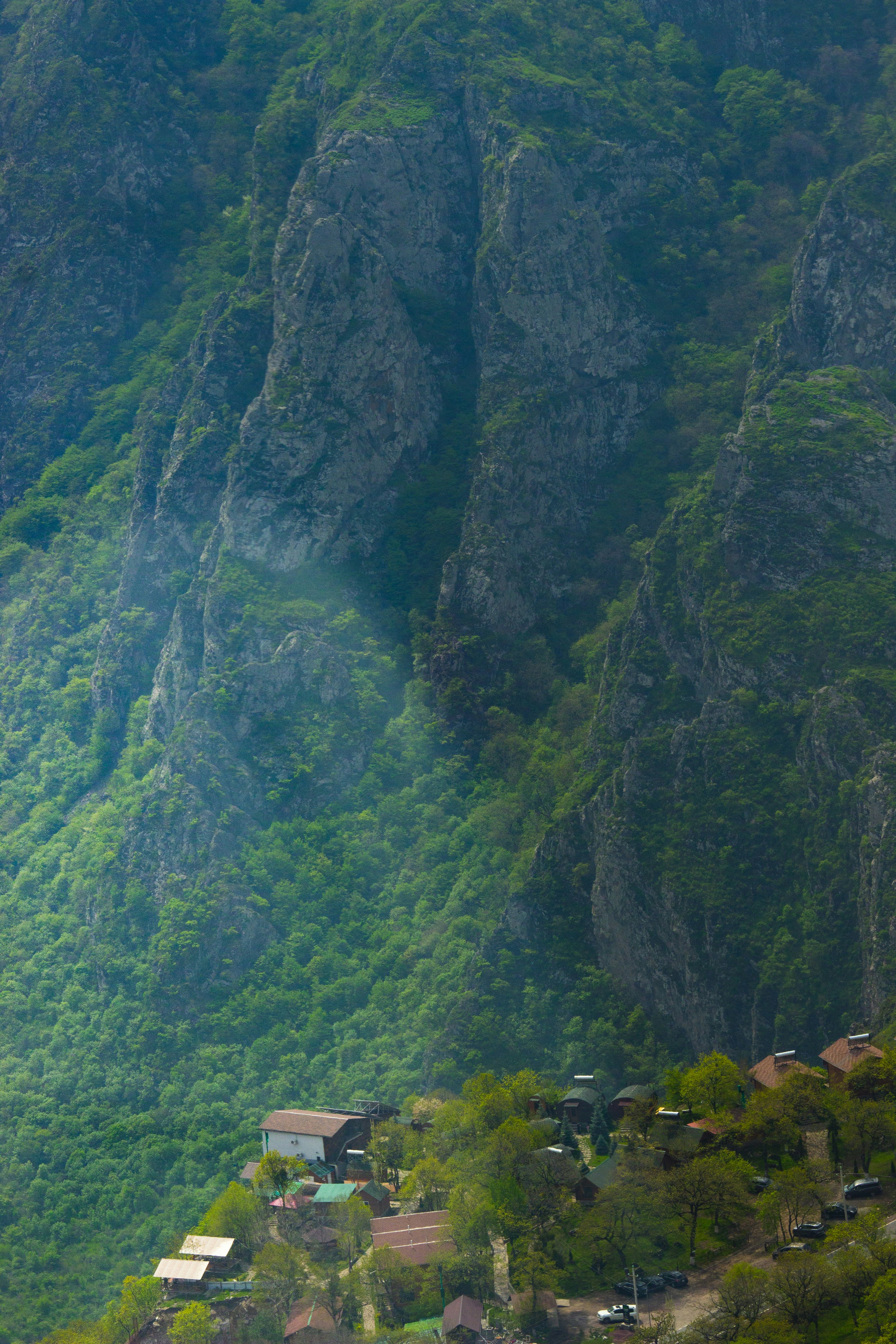 Misty Valley Cliffs Overlook