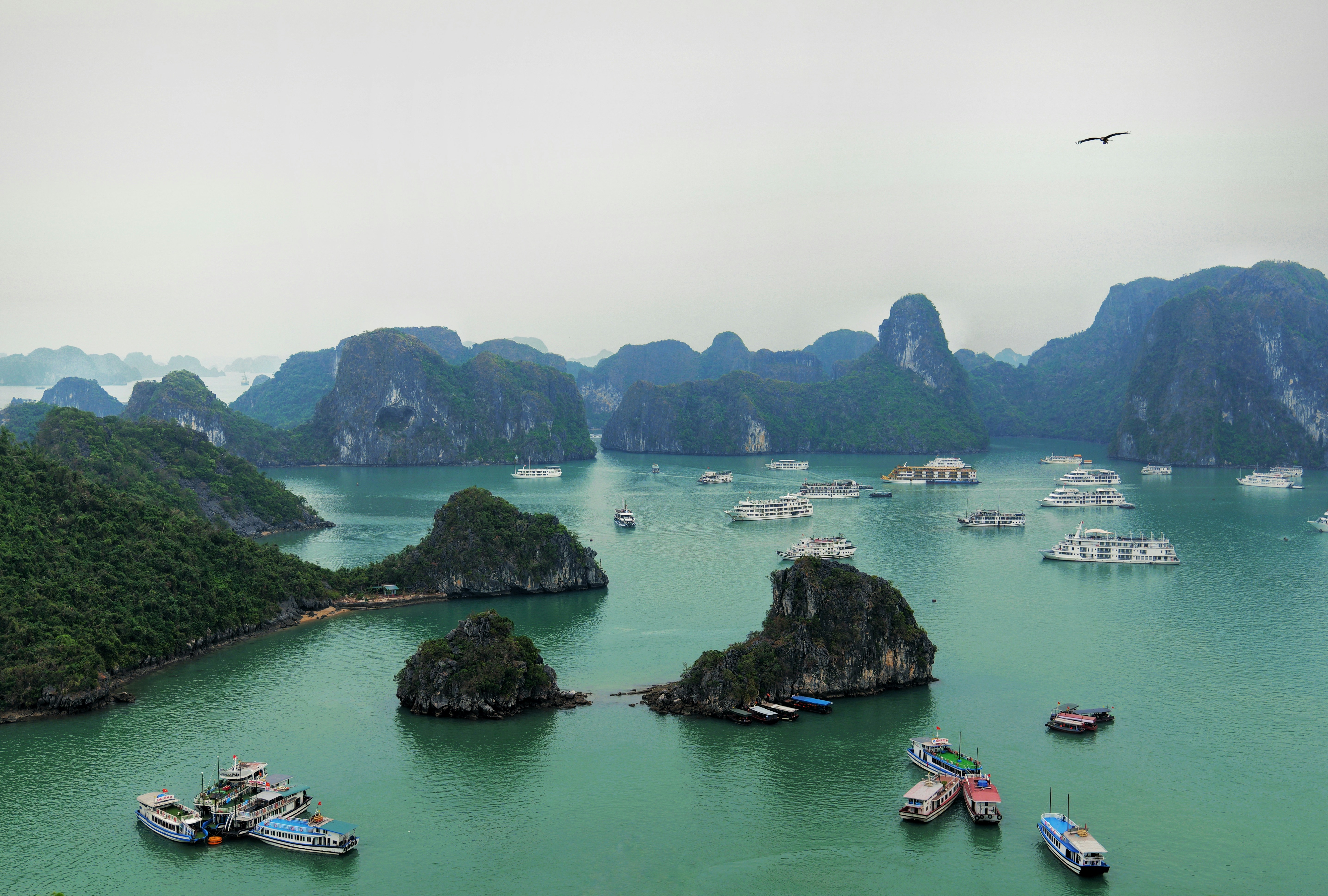 Emerald in a Sea of Limestone: Ha Long Bay from Above