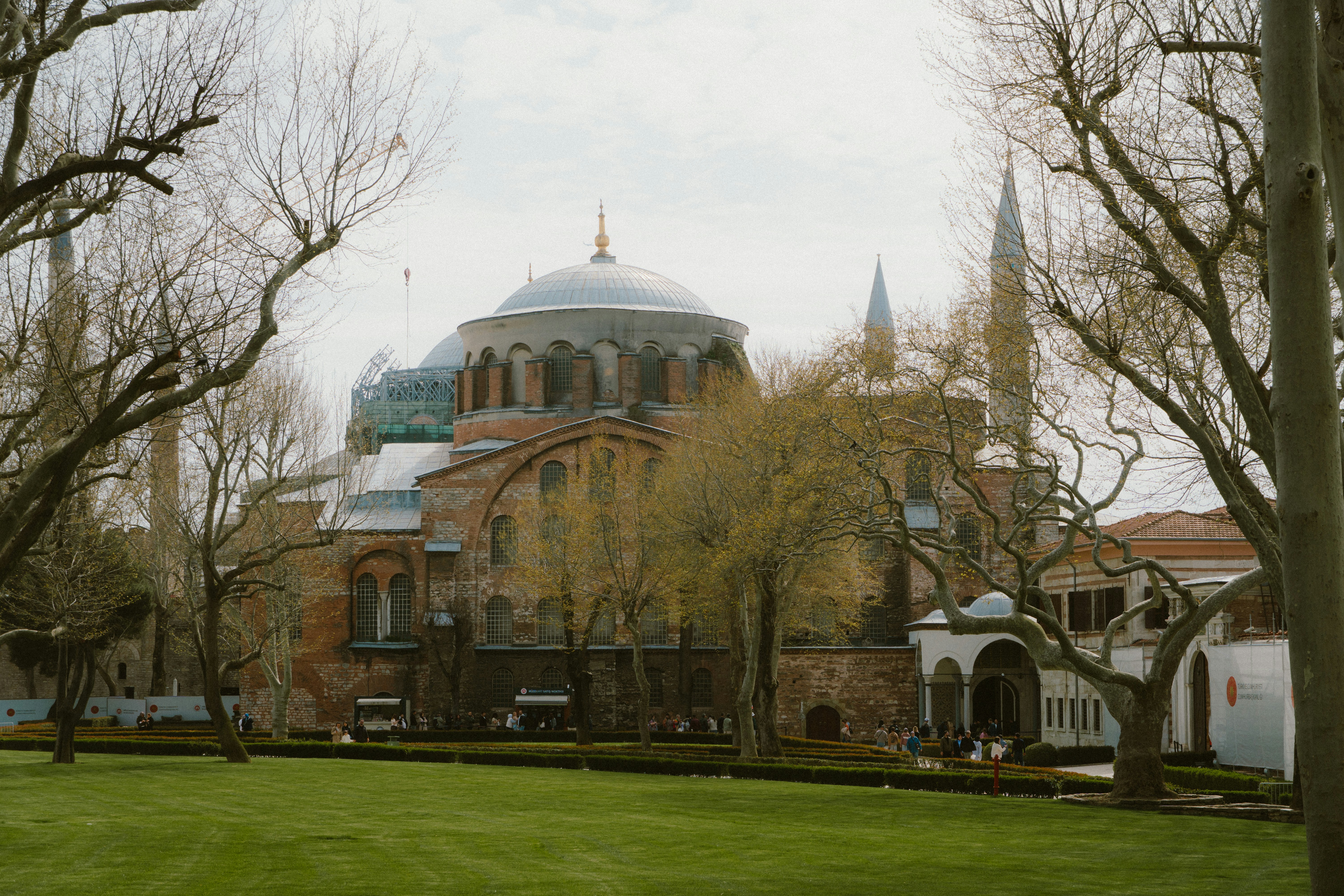 Brick Dome and Elm-Lined Forecourt