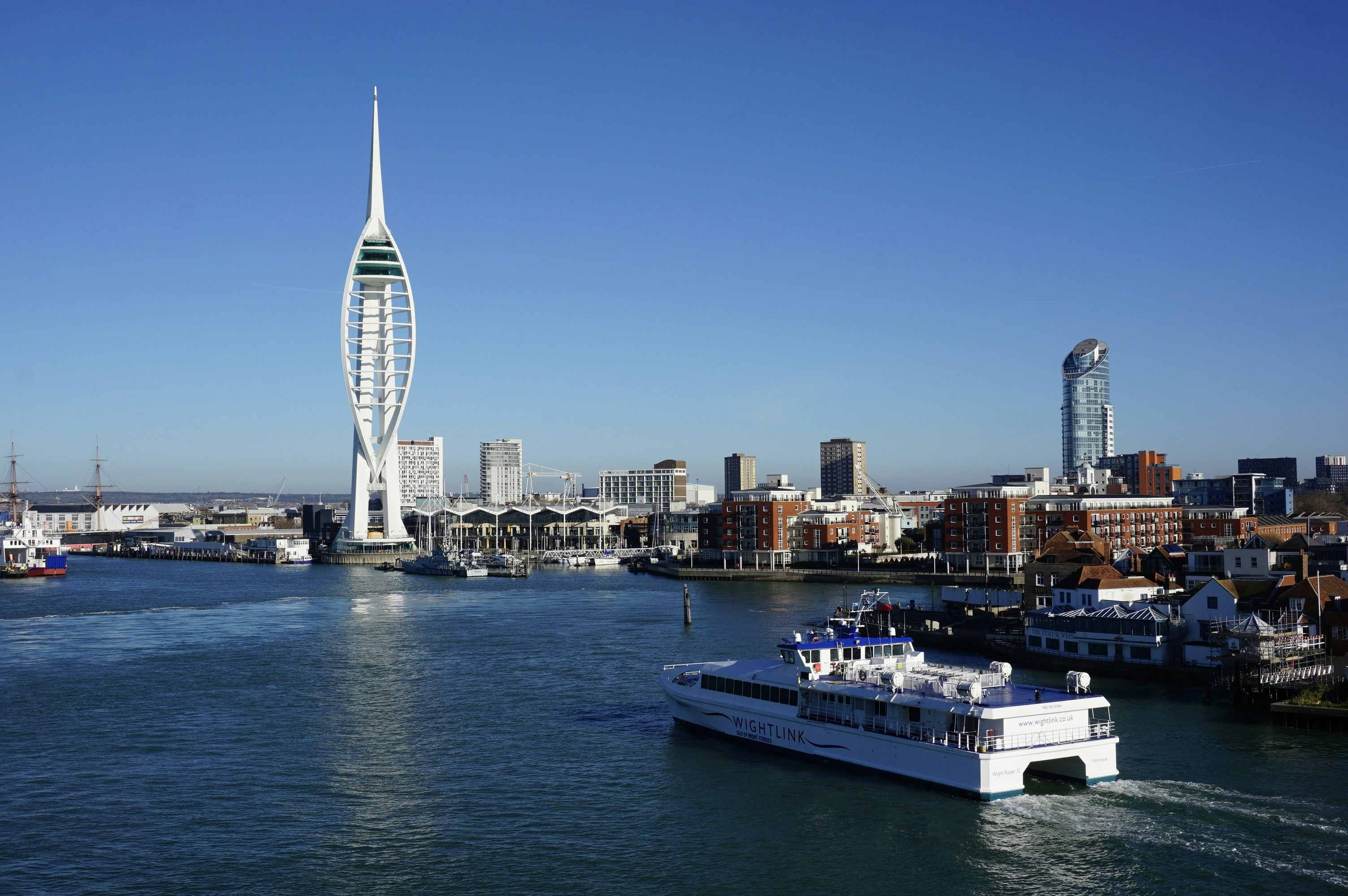 Towering Tide: The Salt-Wplined Spire Over the River Mersey