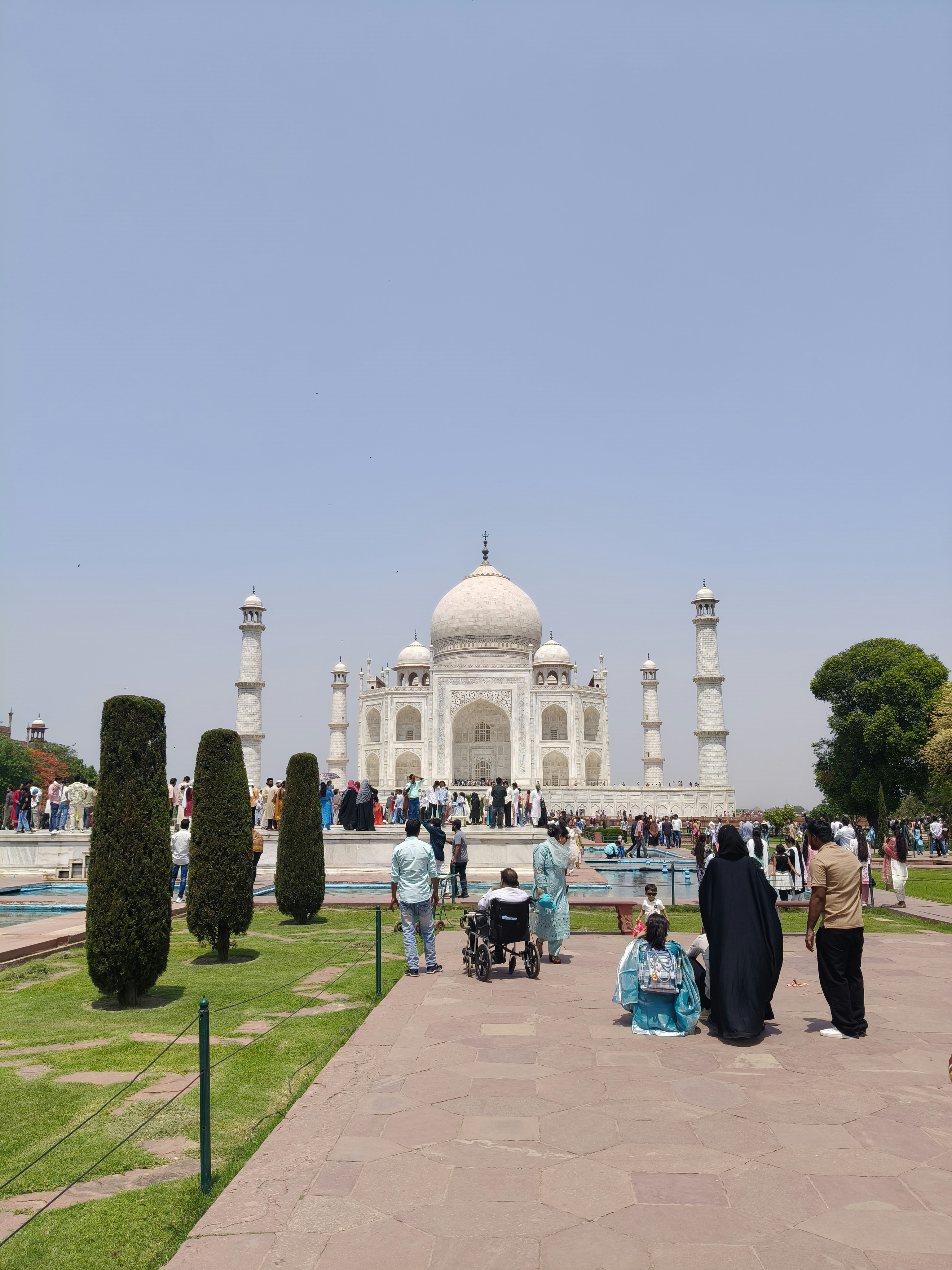 Approach to the Taj: A Crowd Encounters the Marble Masterpiece