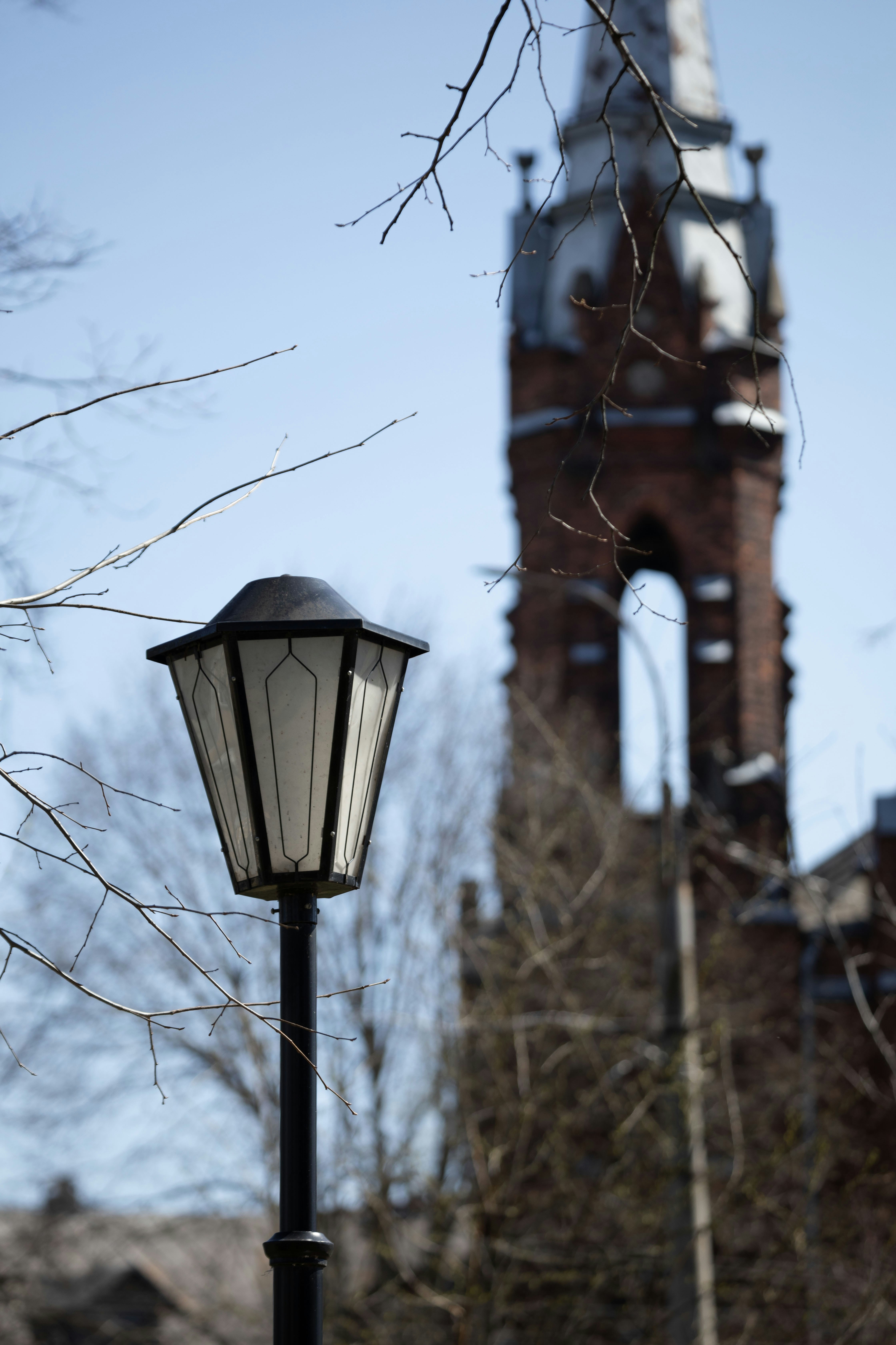 Fogged Glass, Velvet Skylight: A Lantern in the City’s Quiet Foreground
