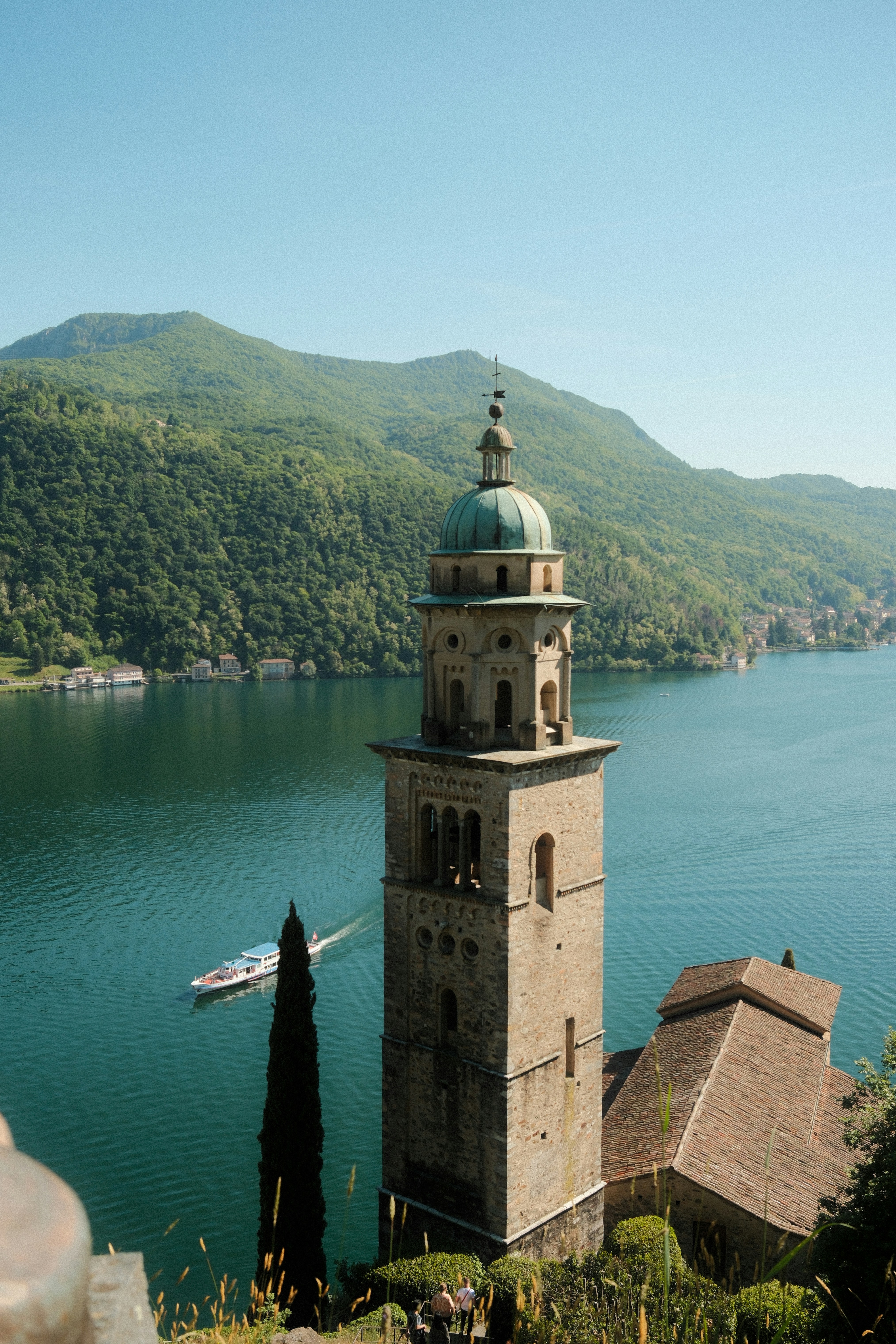 Tower over Lake Como: A Quiet Sentinels of the Green Hills