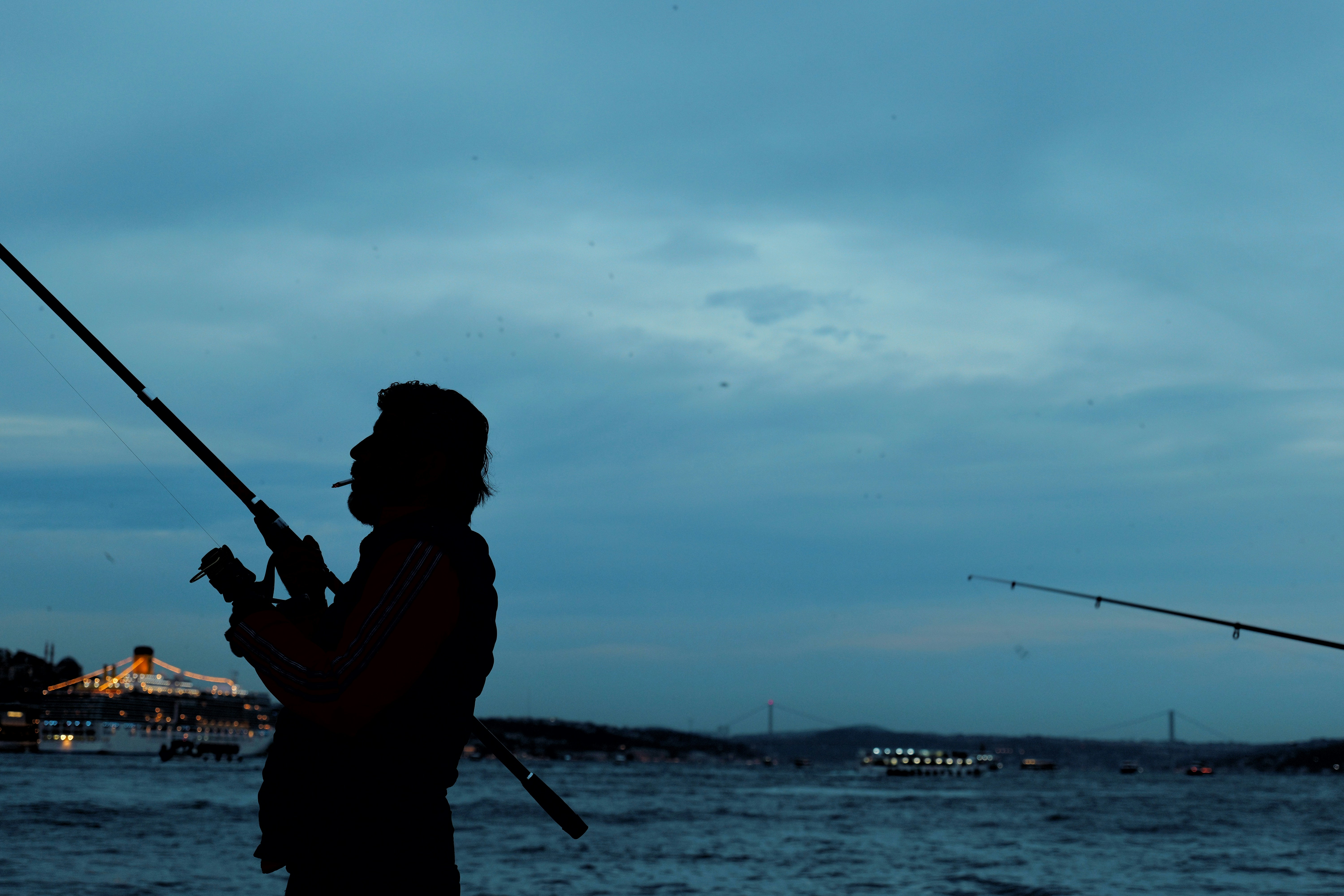 Silhouette by the Sea: A Lure of Dusk