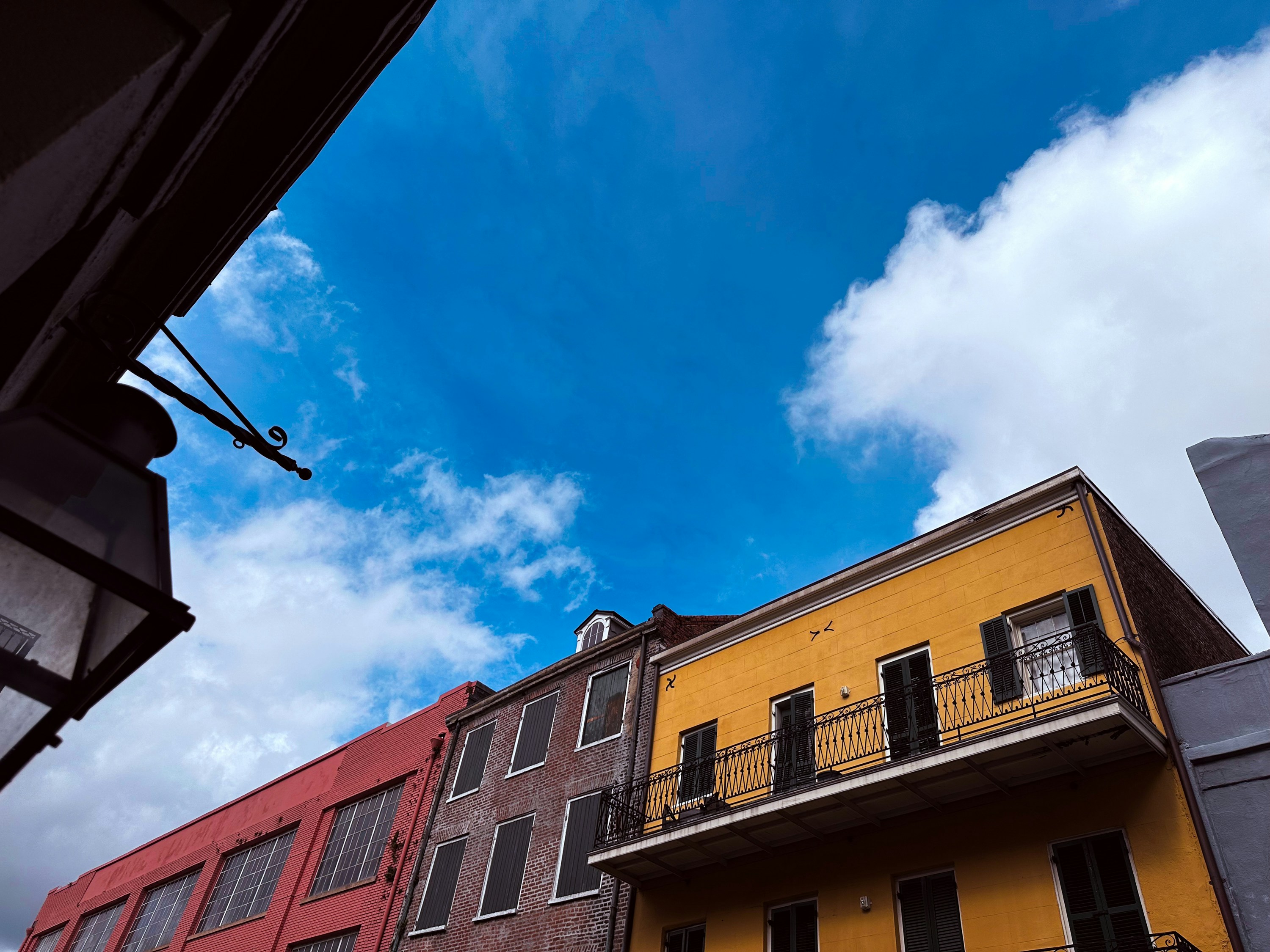 Vivid Facade Ensemble Under a Cobalt Sky
